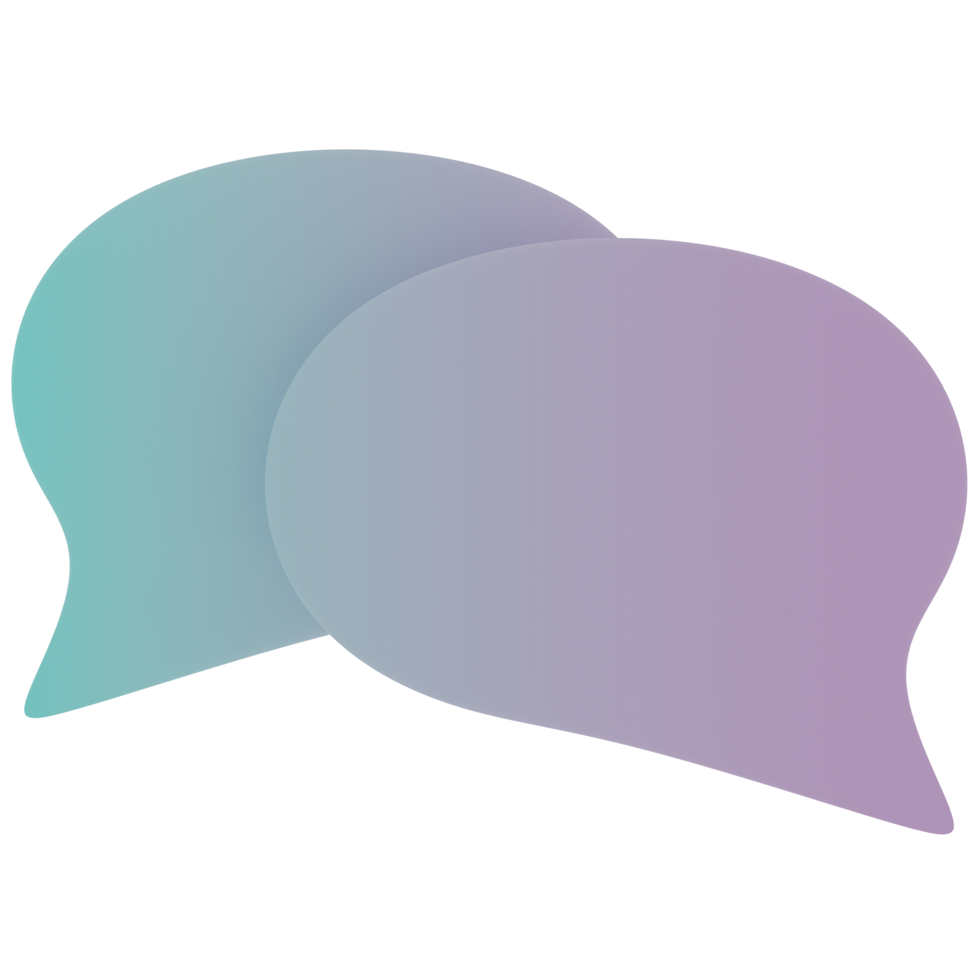 Speech Bubble with Gradient Color 3D Illustration 10794530 PNG