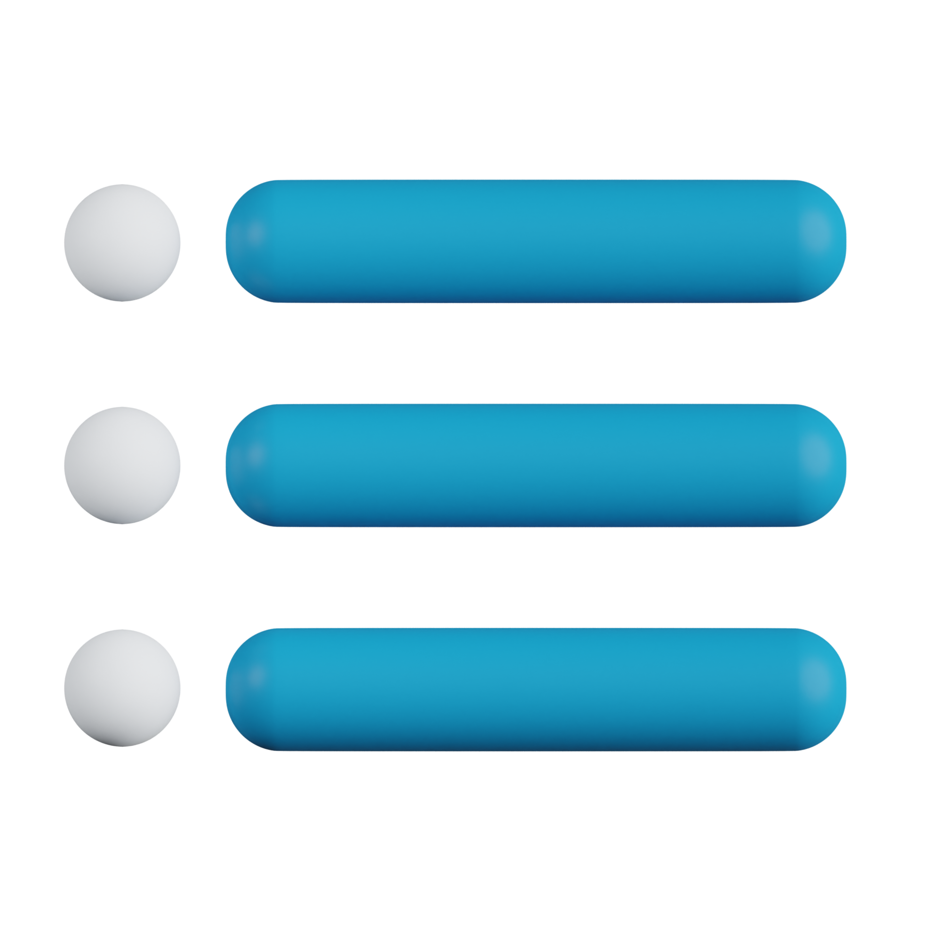 List Menu 3d Icon 10794629 Png