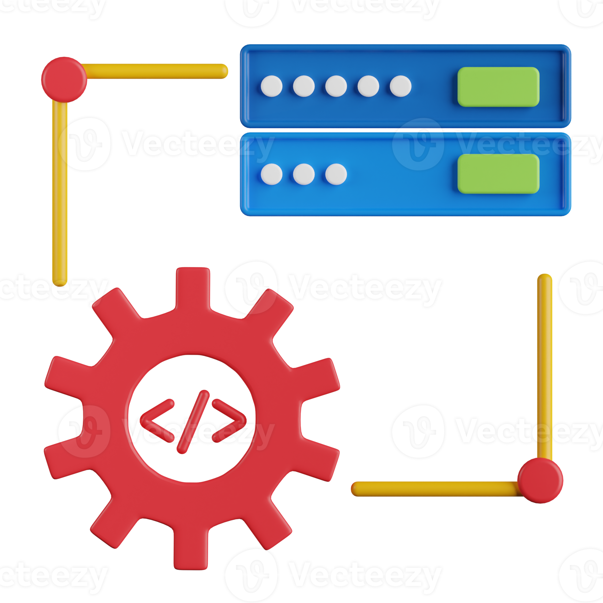 Server Configuration 3d Illustration 10794934 Png