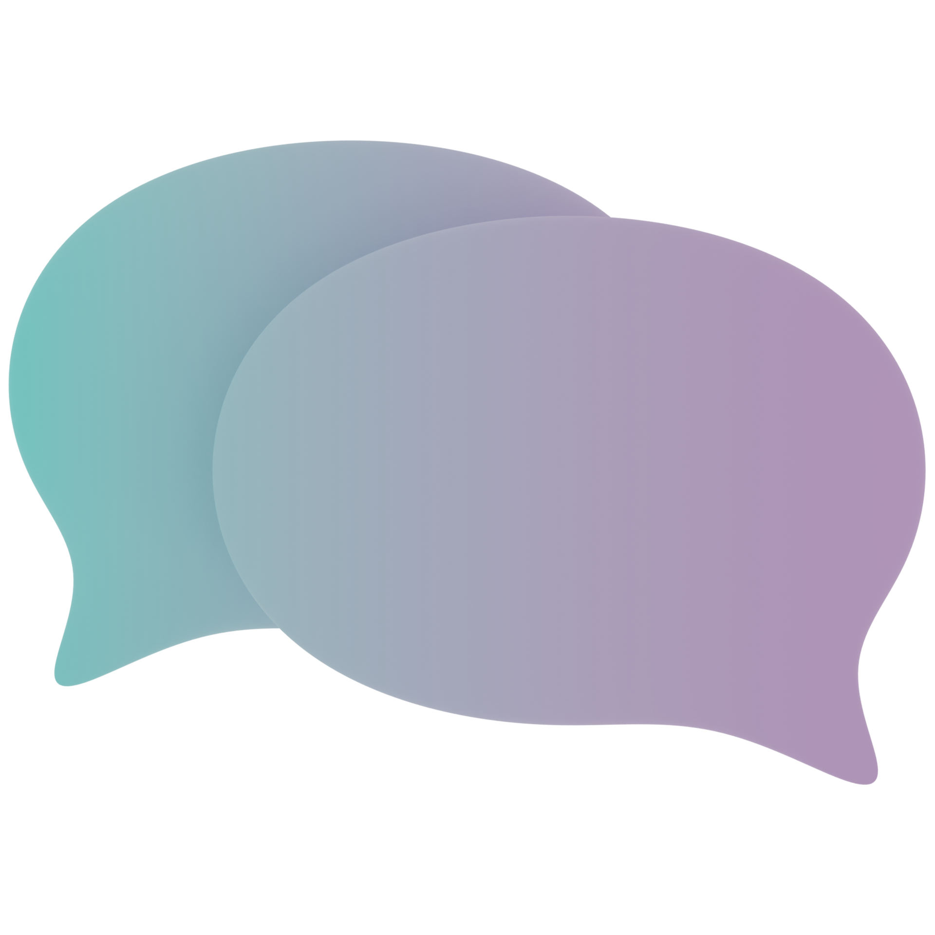 Speech Bubble with Gradient Color 3D Illustration 10794957 PNG