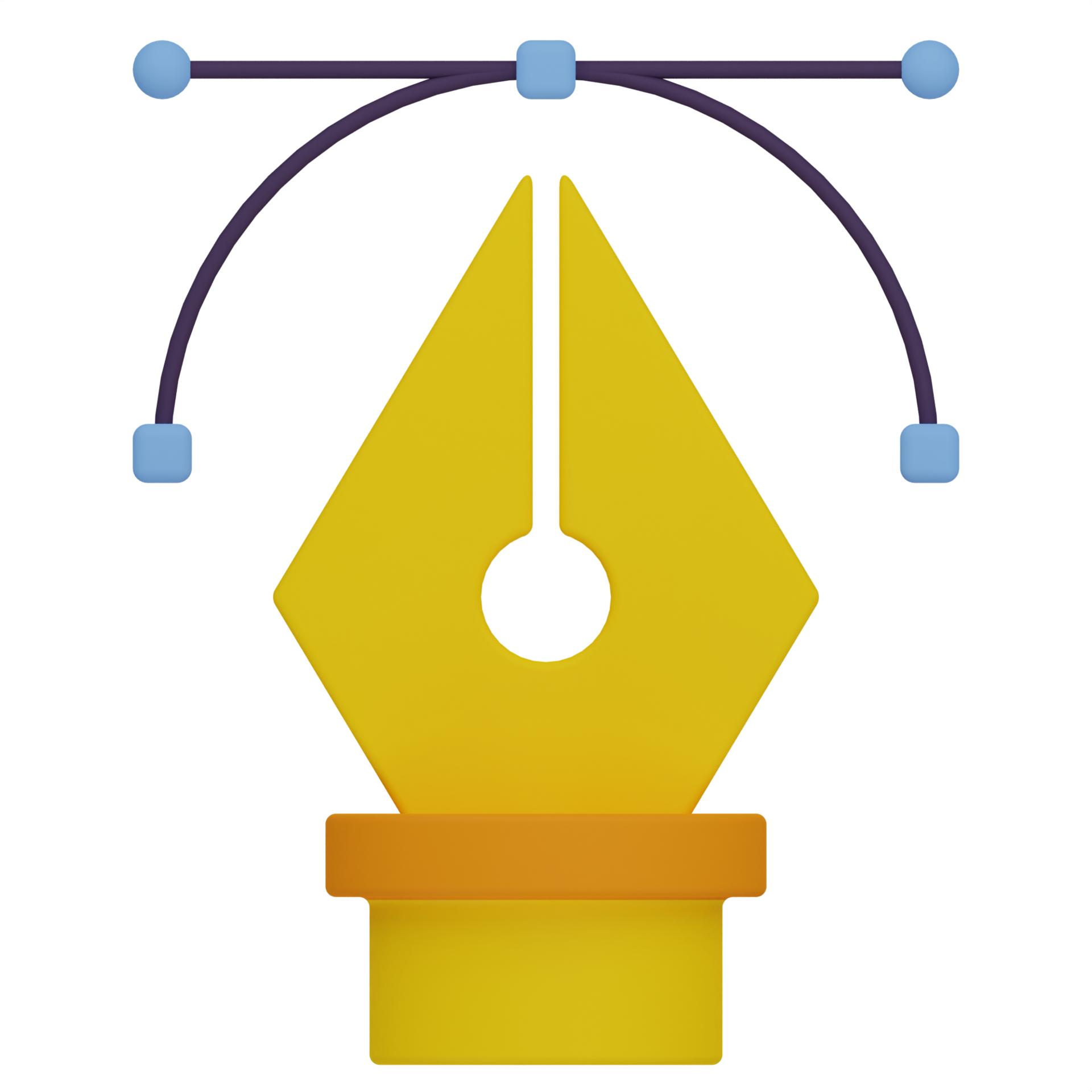 Pen Tool 3D Illustration 10795045 PNG Pen Tool 3D Illustration 10795045 PNG