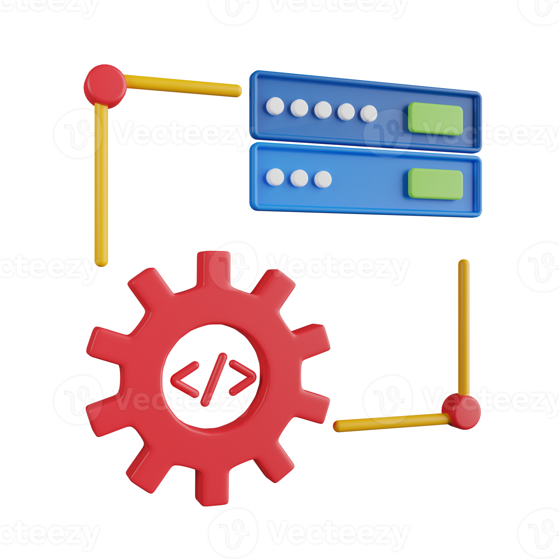 Server Configuration 3d Illustration 10795090 Png