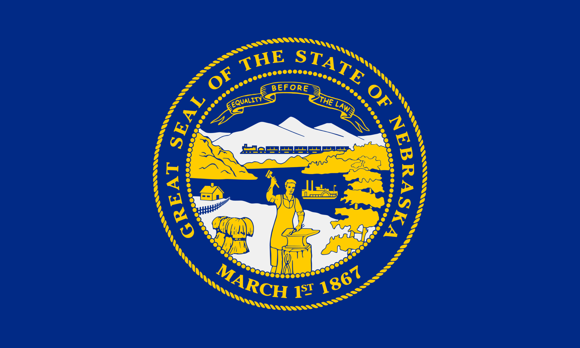 Nebraska state flag. Vector illustration. 10795162 Vector Art at Vecteezy Nebraska state flag. Vector illustration. 10795162 Vector Art at Vecteezy