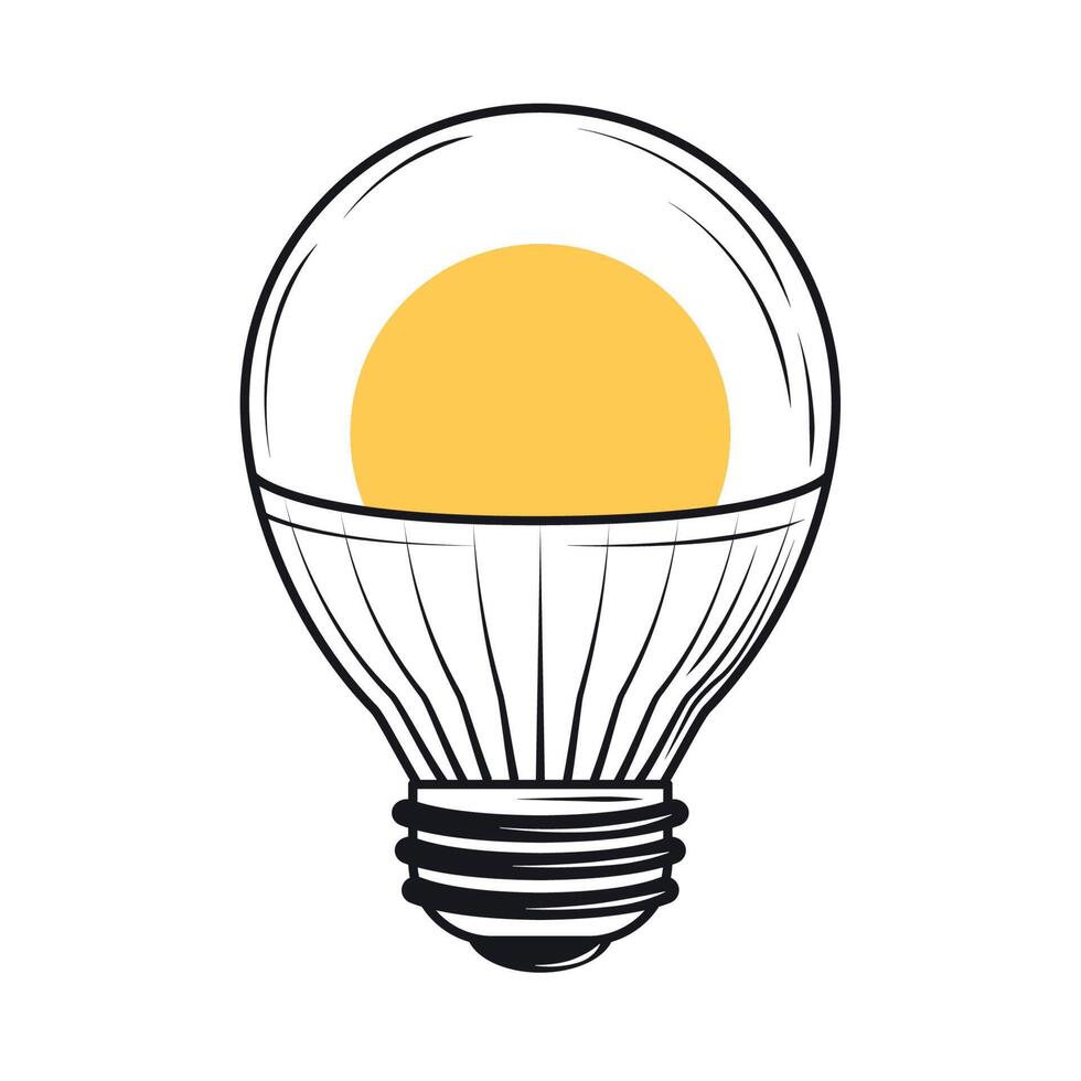 led bulb isolated 10795747 Vector Art at Vecteezy