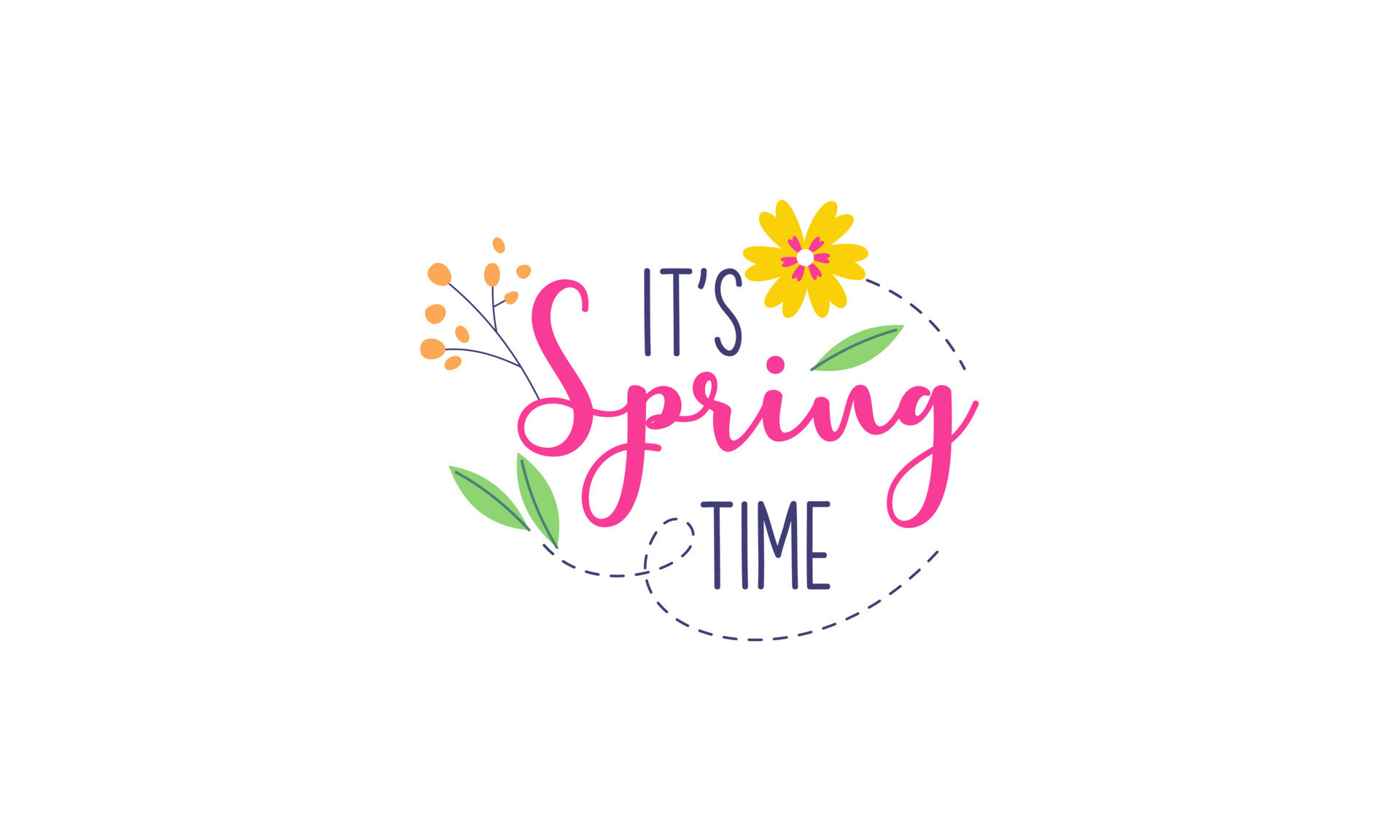 Spring Time Concept Collection 10796498 Vector Art at Vecteezy