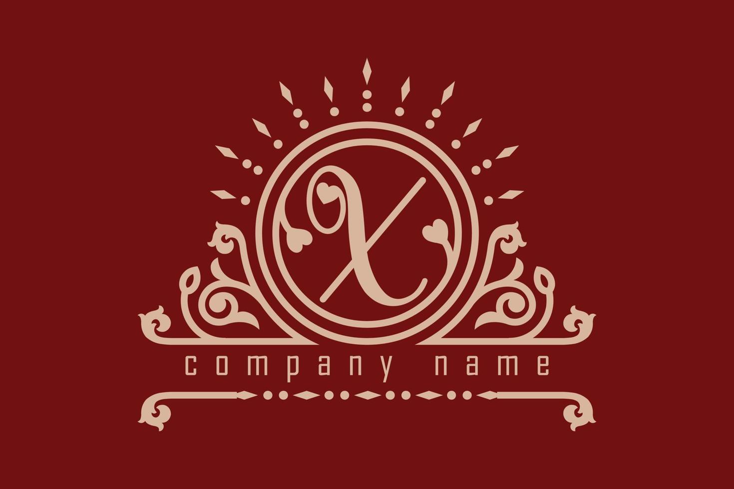 Belove Monogram Letter X Logo Designs. 10796753 Vector Art at Vecteezy