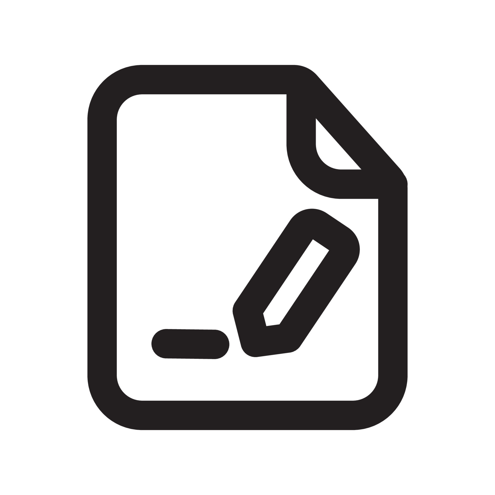 Edit Files Icon with Outline Style 10796916 Vector Art at Vecteezy