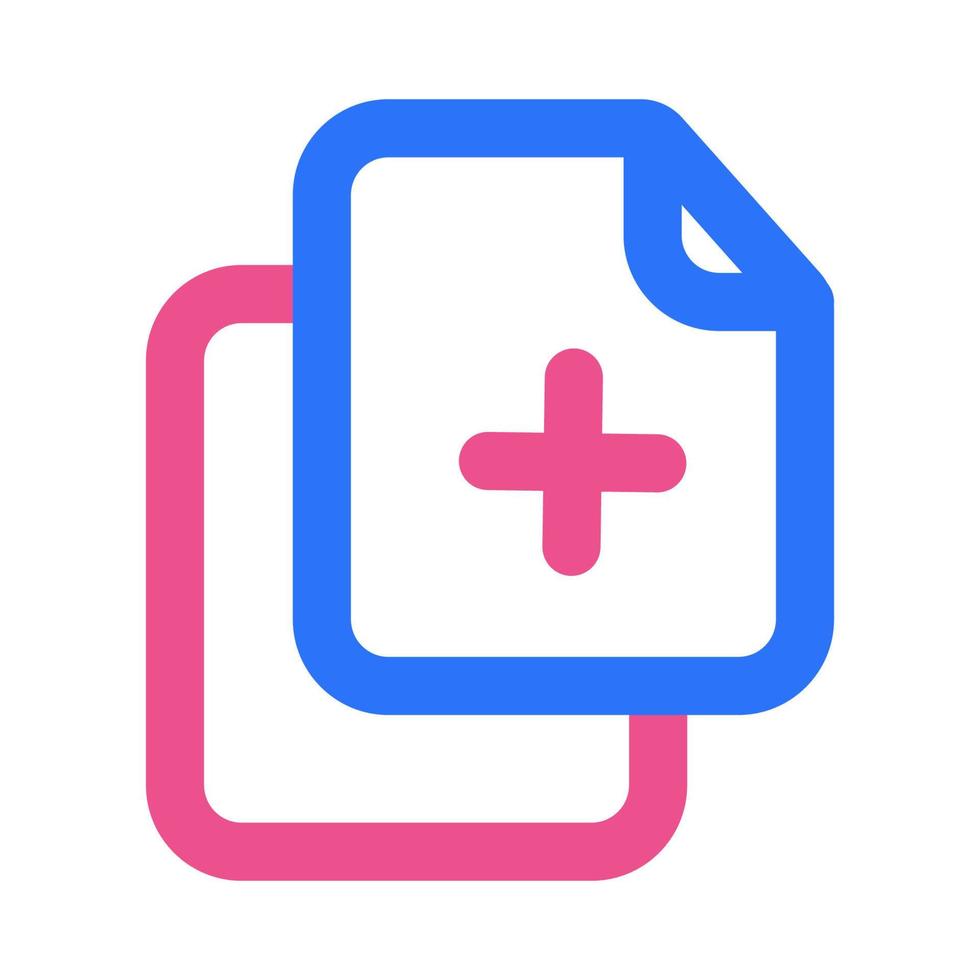 Add Files Icon Two Tone Color 10797072 Vector Art at Vecteezy