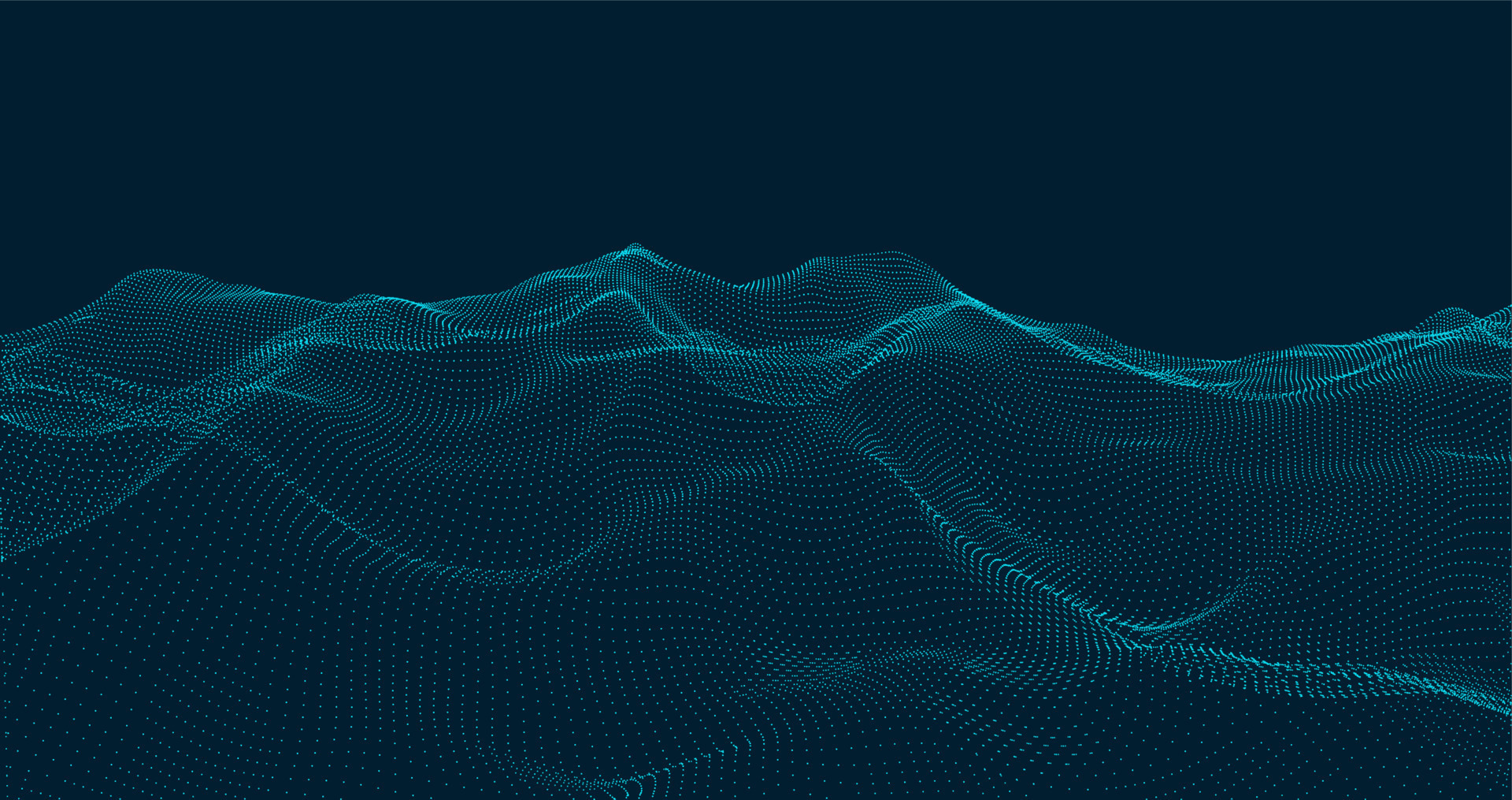 Abstract Vector Particle Waves Flowing Dots Forming Wavy Pattern Elegant Technology Background