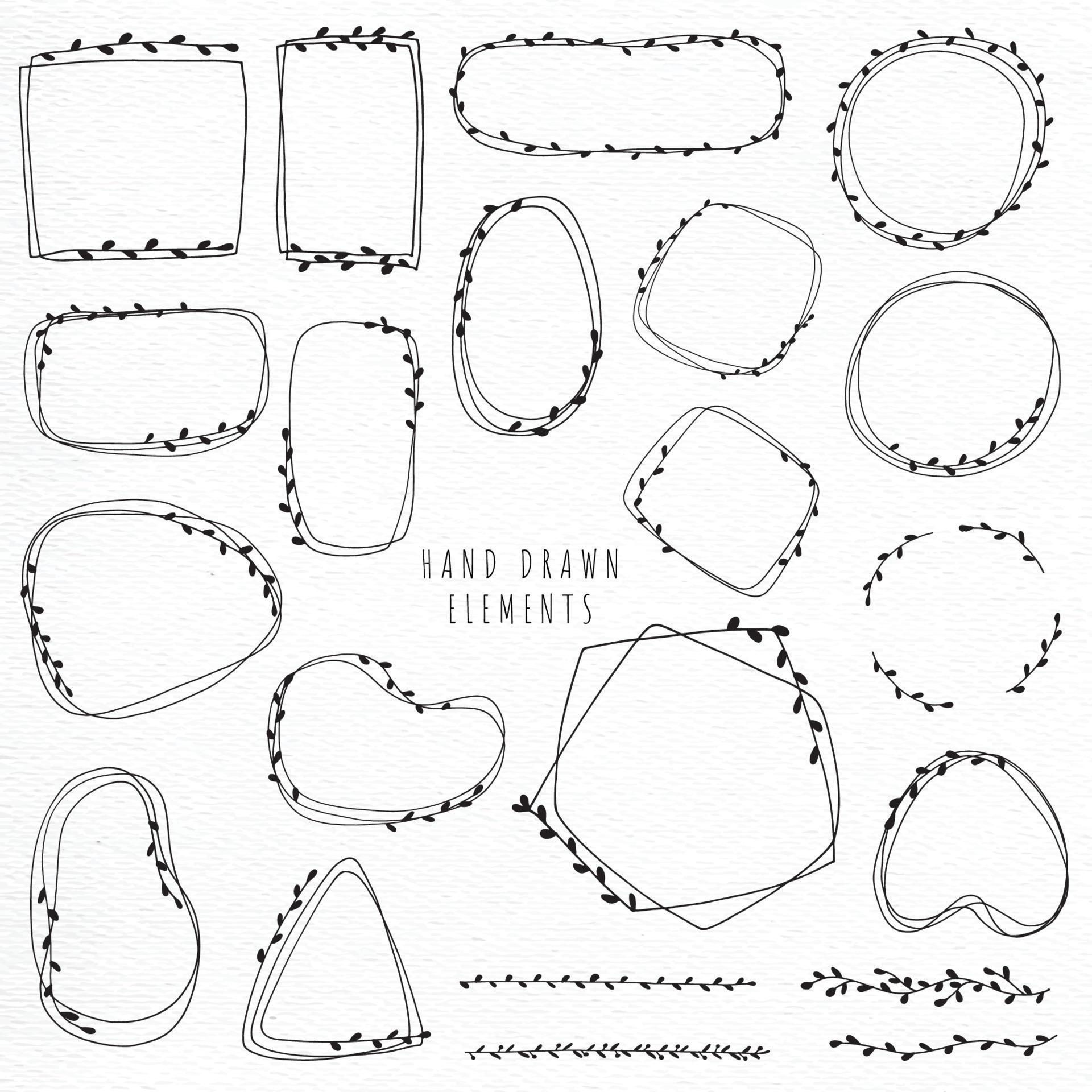 Cartoon doodle cute collection frame 10802744 Vector Art at Vecteezy