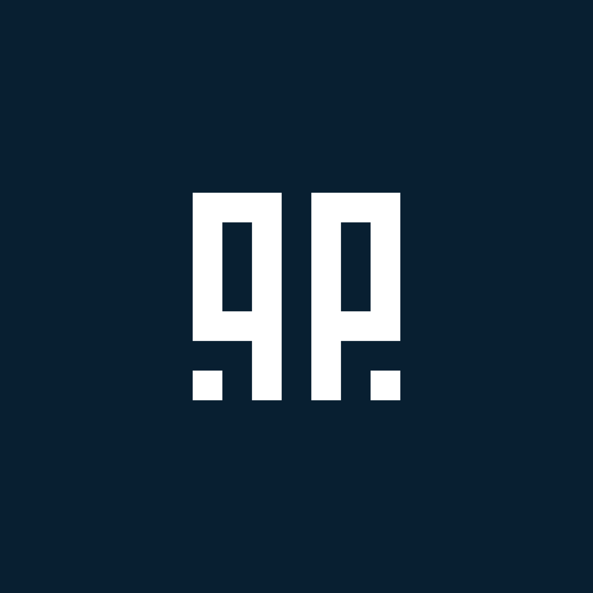 QP initial monogram logo with geometric style 10805511 Vector Art at ...