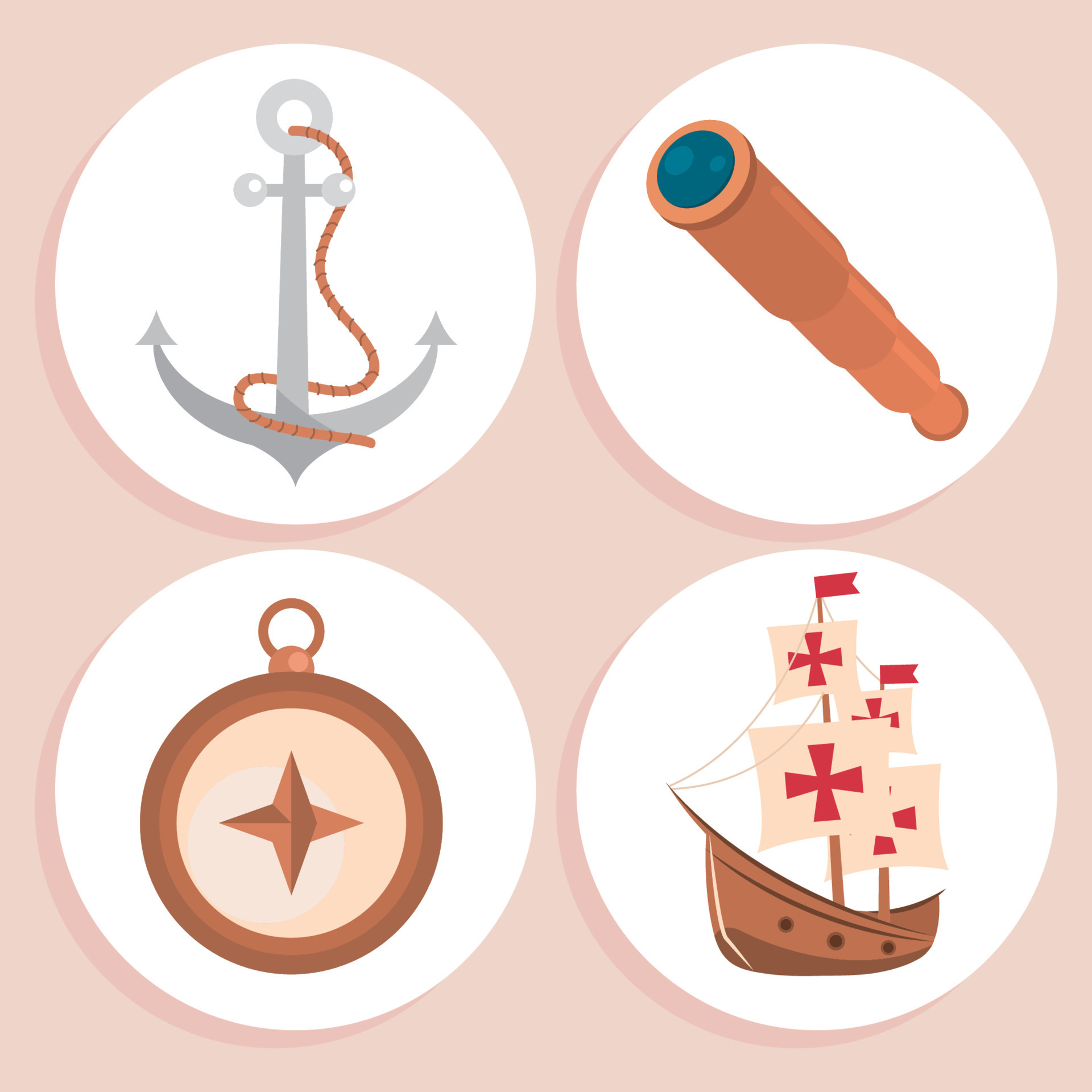 set columbus day celebration 10807257 Vector Art at Vecteezy