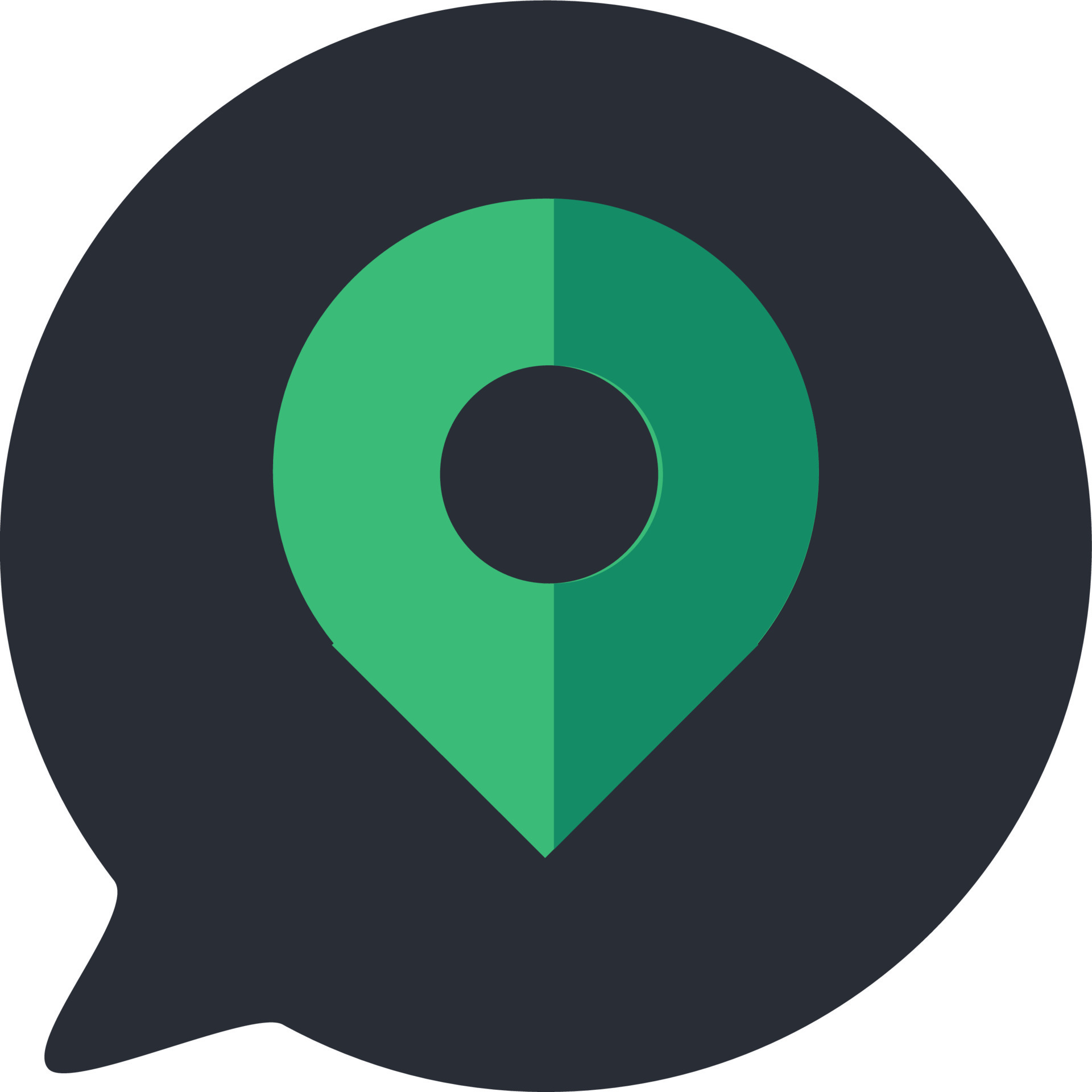 Gps Location Mobile Phone App Button Icon Vector 10813590 Vector Art At Vecteezy