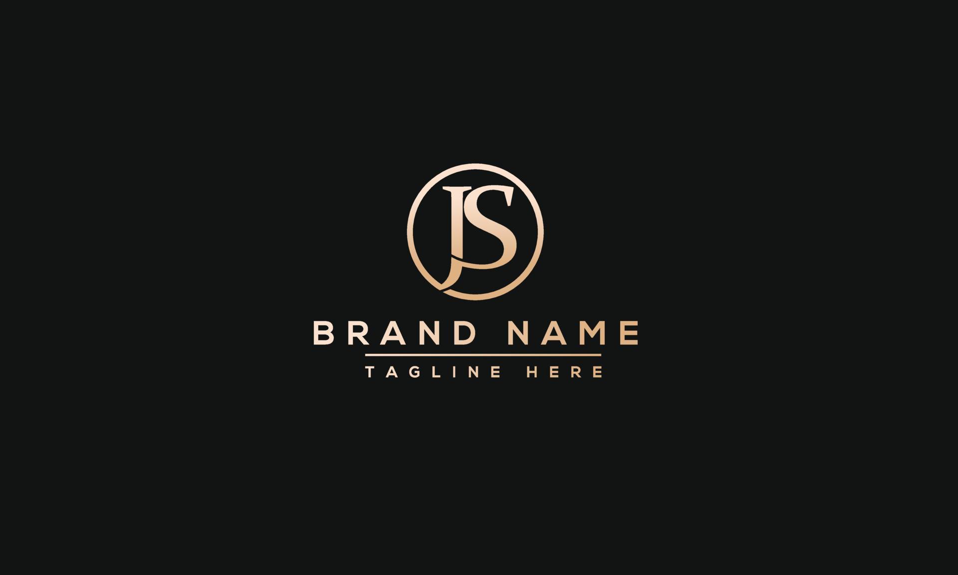 JS Logo Design Template Vector Graphic Branding Element 10814239 Vector ...