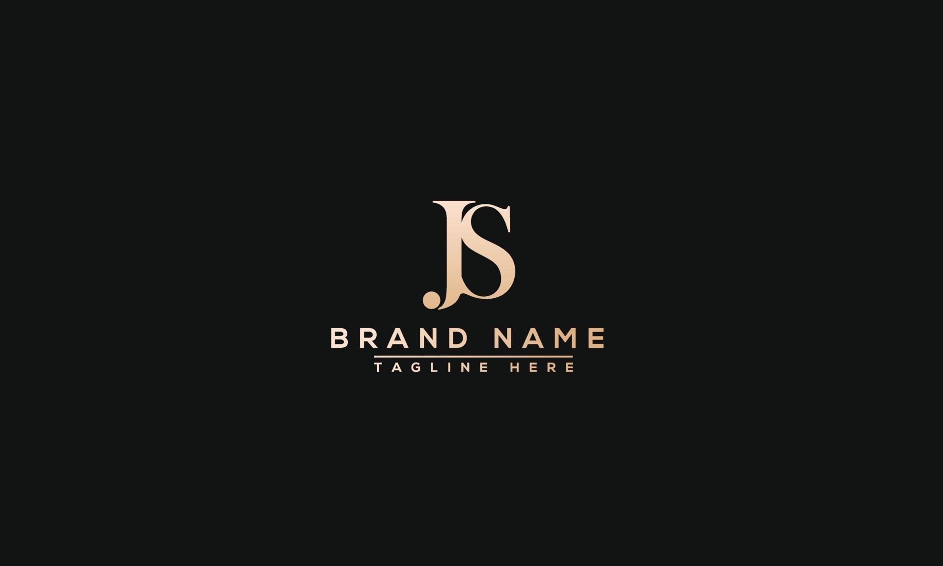 JS Logo Design Template Vector Graphic Branding Element 10814498 Vector ...