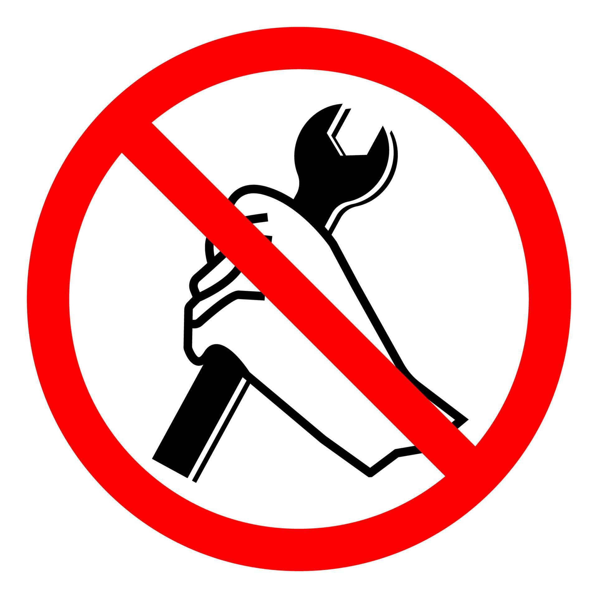 Do Not Carry Out Maintenance Work On Running Machinery 10814958 Vector ... Do Not Carry Out Maintenance Work On Running Machinery 10814958 Vector ...