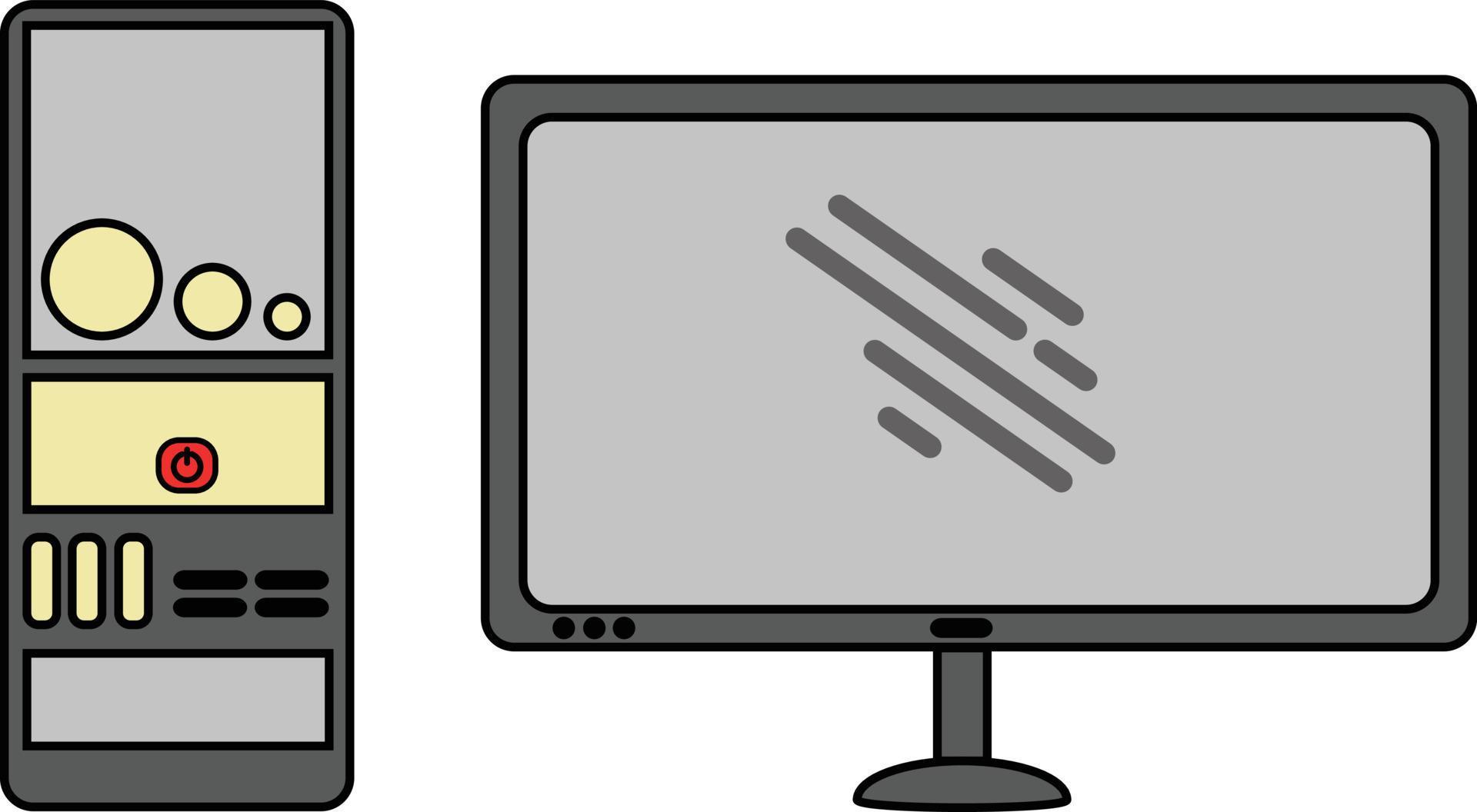 Computer simple icon flat vector for design element 10816419 Vector Art ...