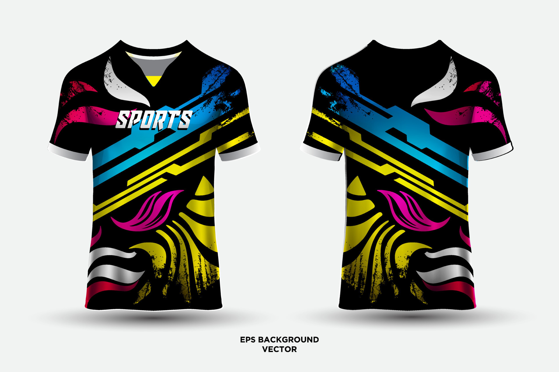 Modern And Futuristic Jersey Design Suitable For Sports Racing Soccer