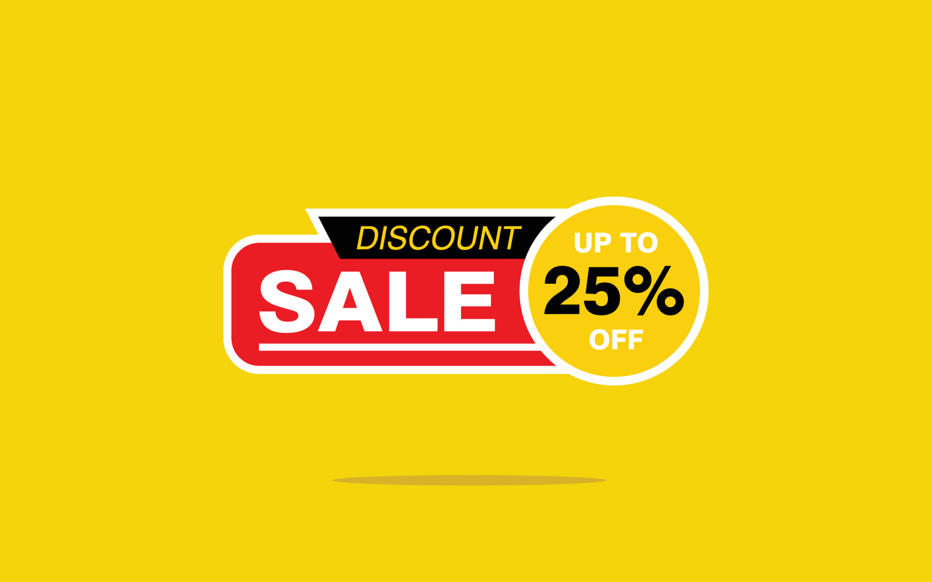 25 Percent Discount Offer Clearance Promotion Banner Layout With 25-percent-discount-offer-clearance-promotion-banner-layout-with