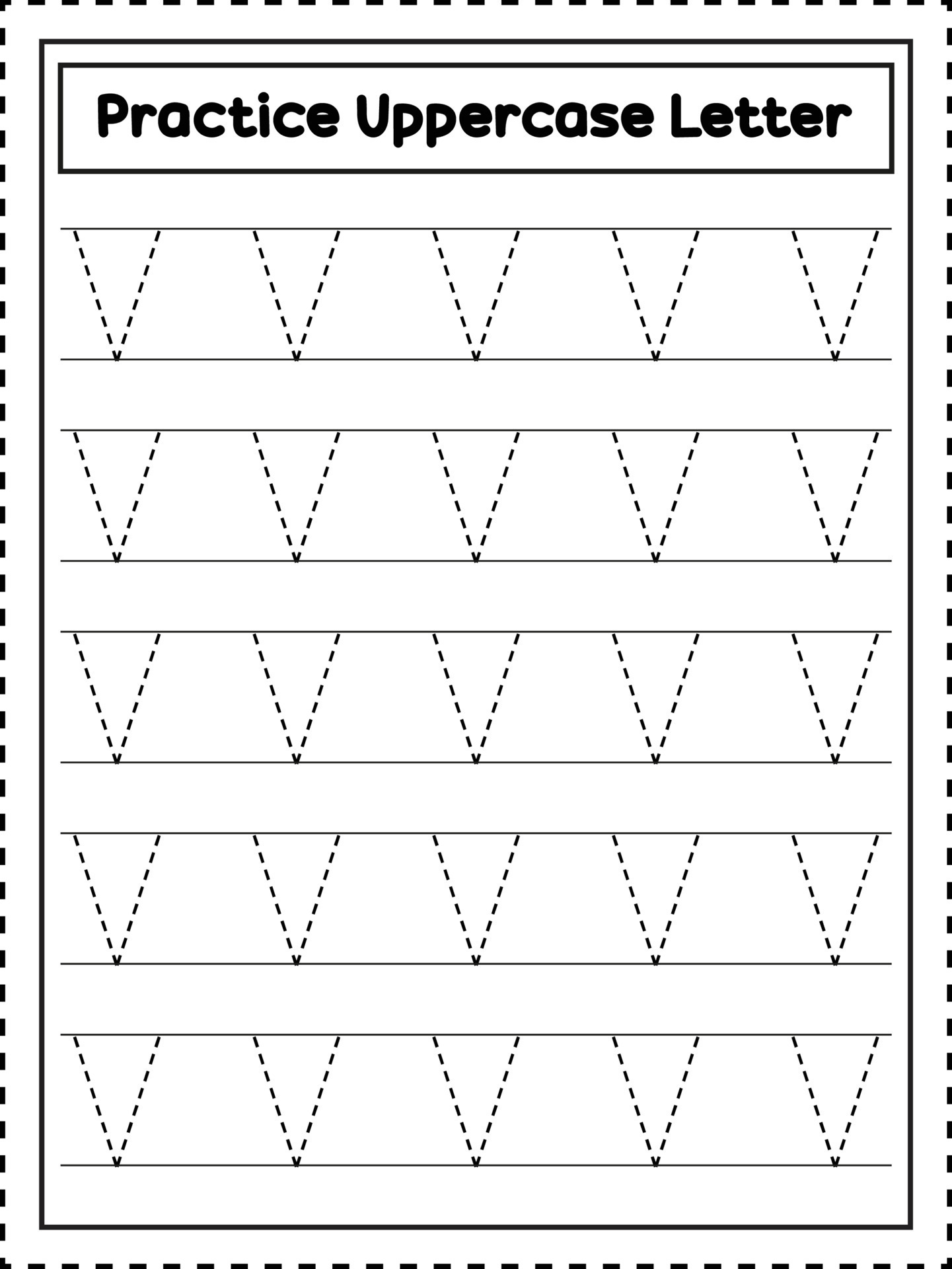 ABC Alphabet Letter Tracing. Uppercase letter V. Handwriting practice ... ABC Alphabet Letter Tracing. Uppercase letter V. Handwriting practice ...
