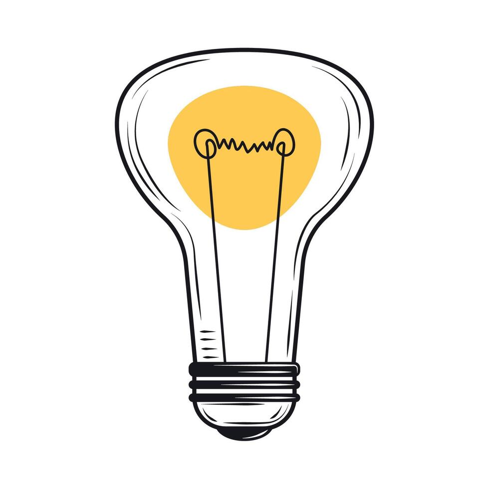 light bulb isolated icon 10823939 Vector Art at Vecteezy