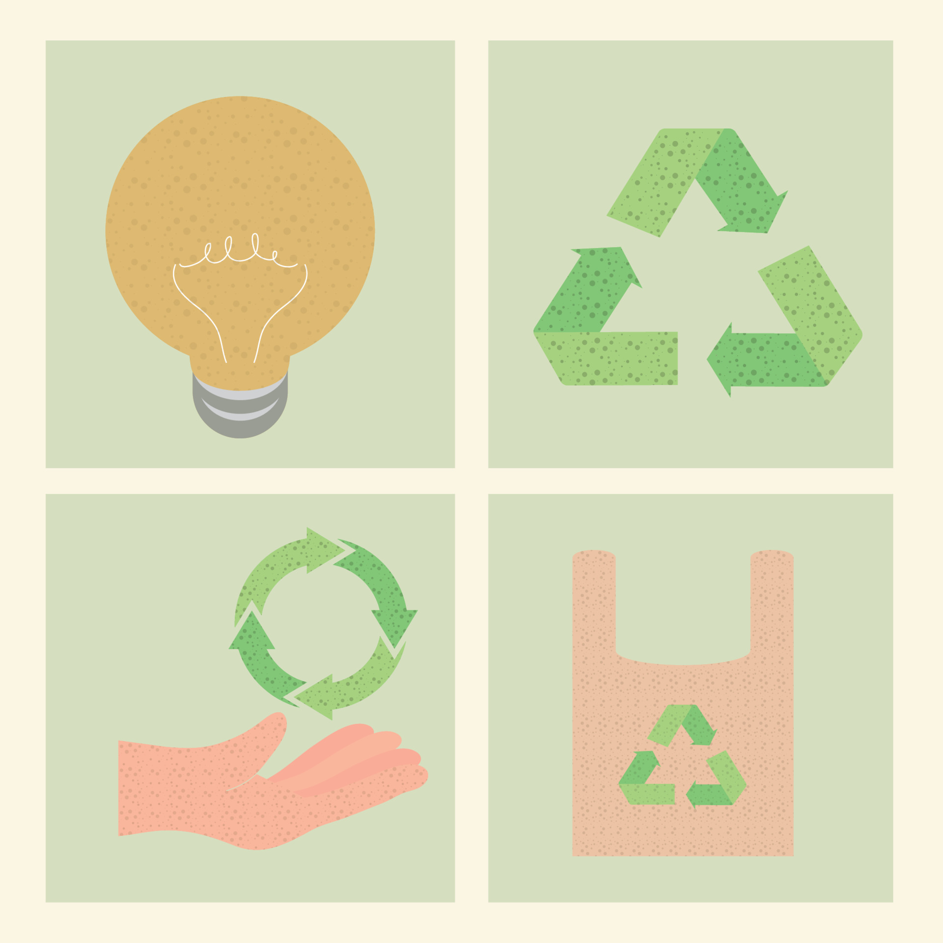 set of recycle 10825624 Vector Art at Vecteezy