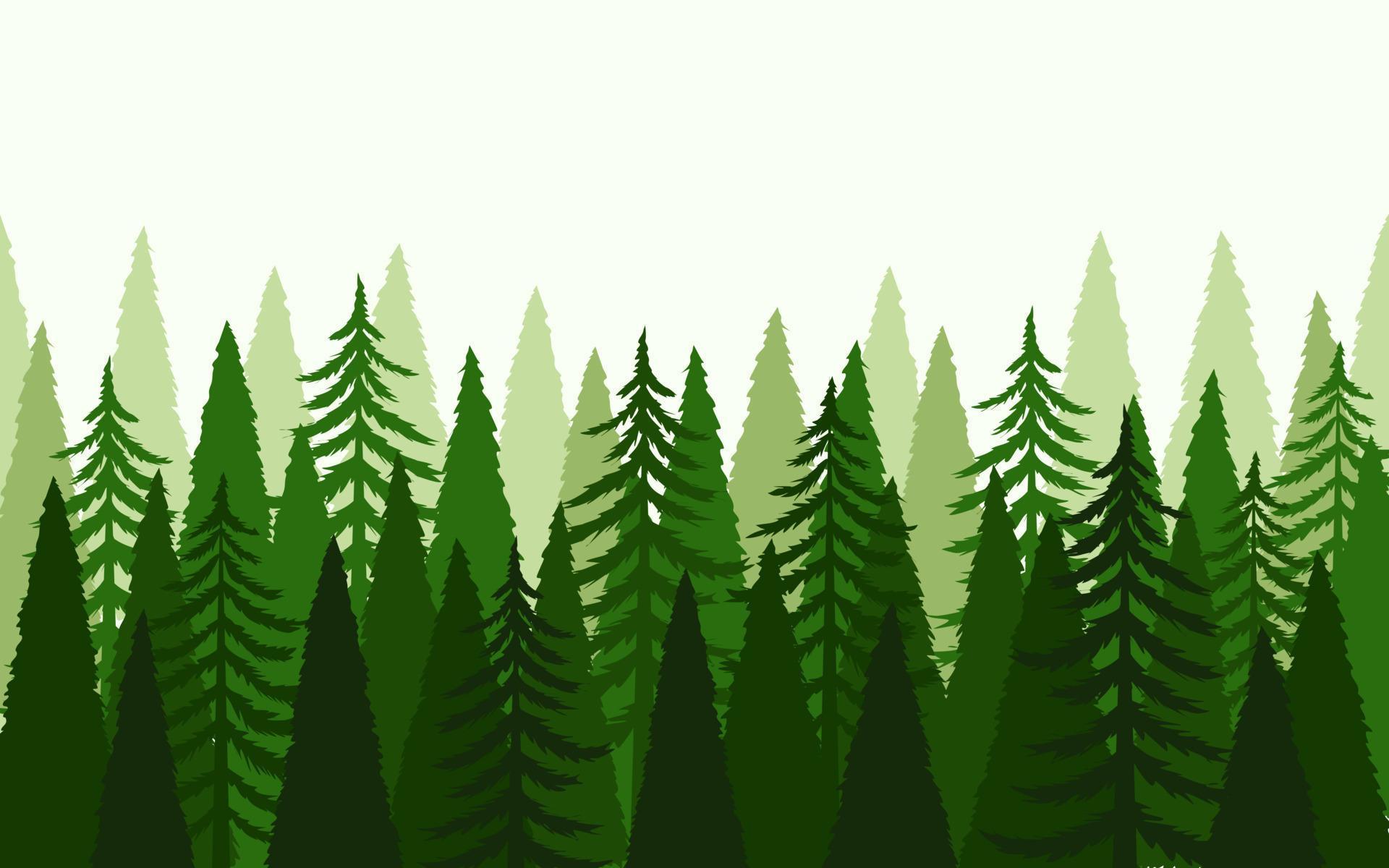Pine Tree Forest Background 10826160 Vector Art at Vecteezy