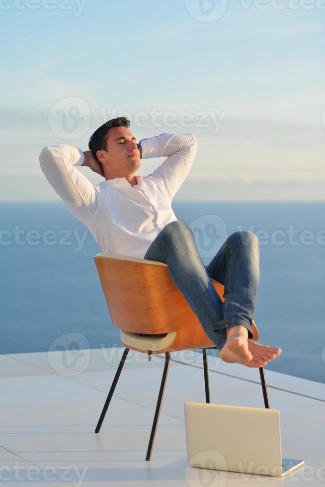 Man Relaxing Stock Photos, Images and Backgrounds for Free Download
