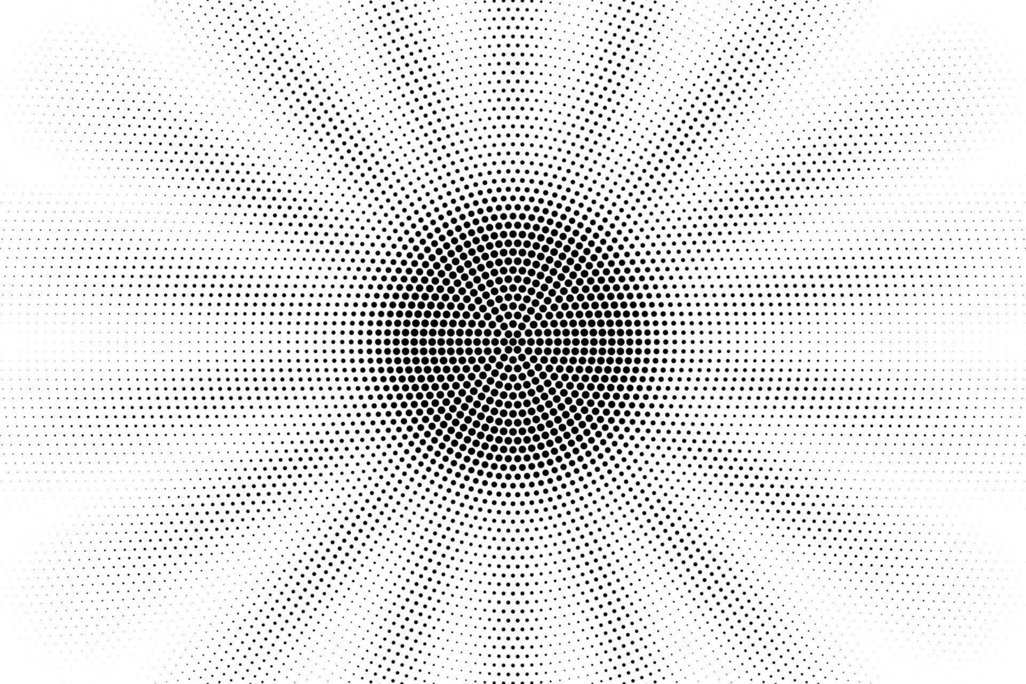 Sun-like halftone radial gradient consisting of circles, vector dots pattern. 10831912 Vector ...