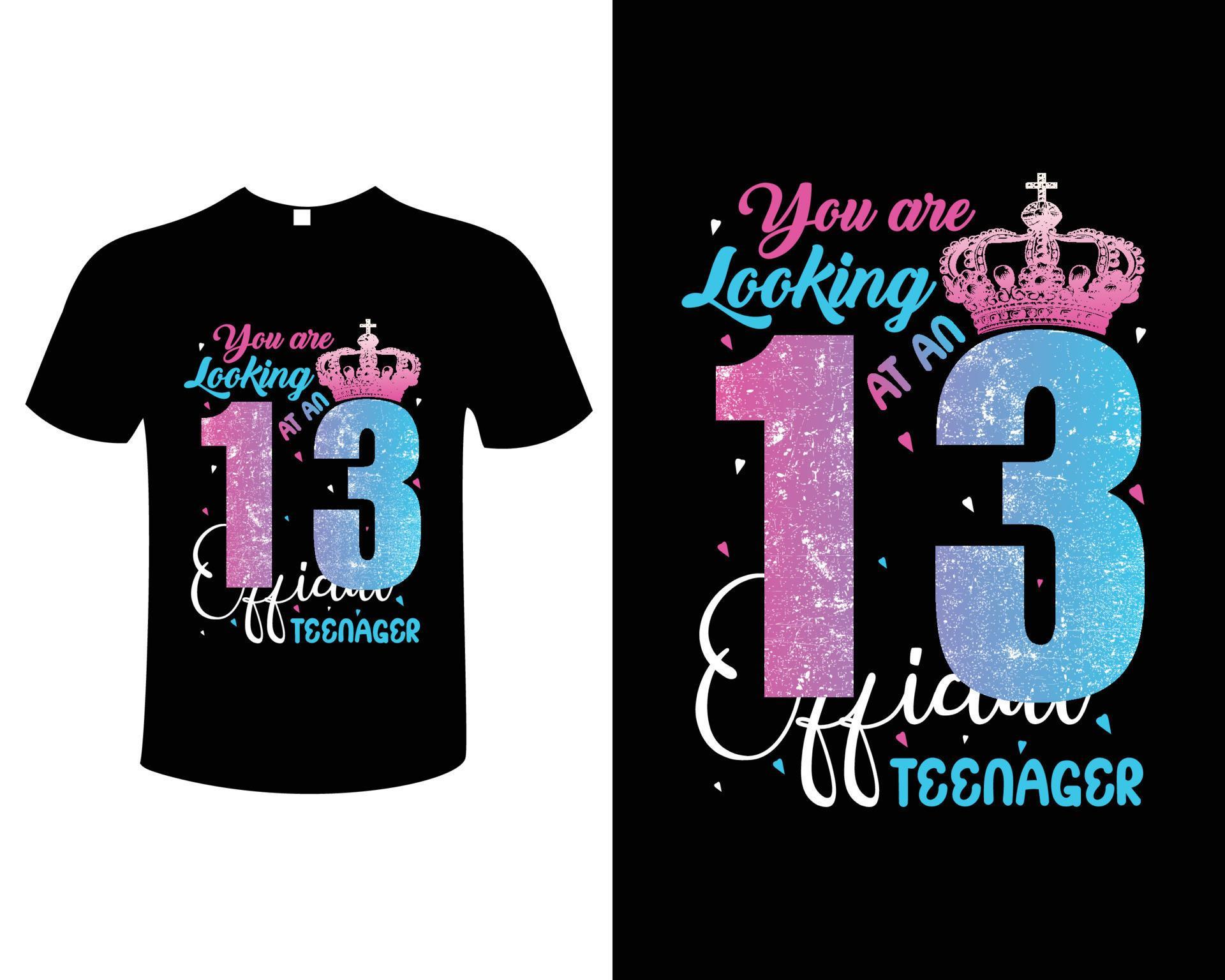 Birthday T-Shirt Design Vector template 10831928 Vector Art at Vecteezy