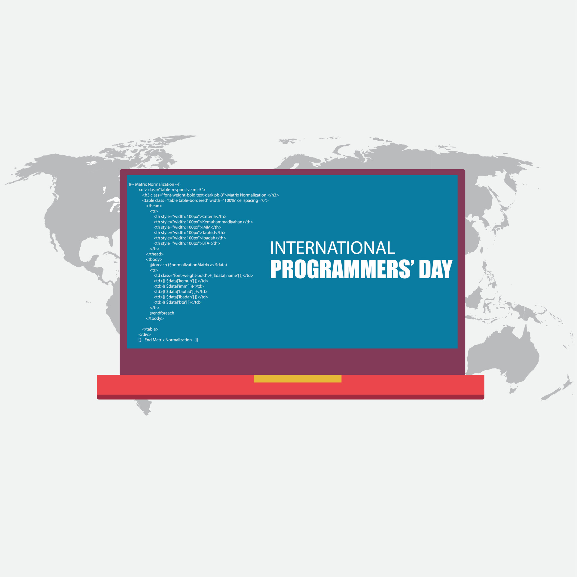 International Programmers Day Vector. Simple and elegant design ...