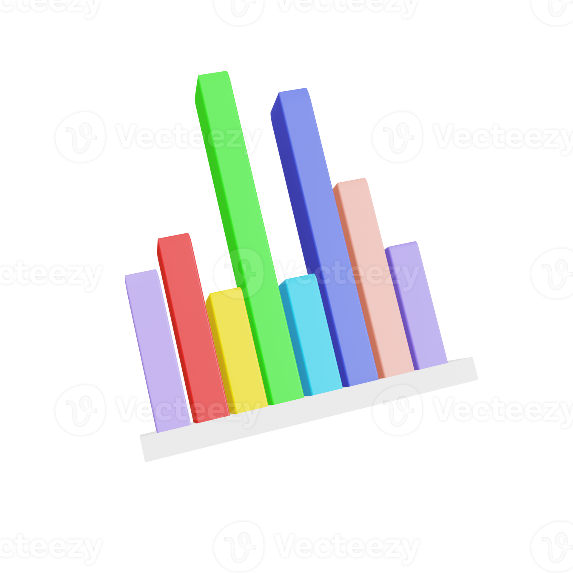 Growing bar graph with a rising arrow. 10833509 PNG Growing bar graph with a rising arrow. 10833509 PNG