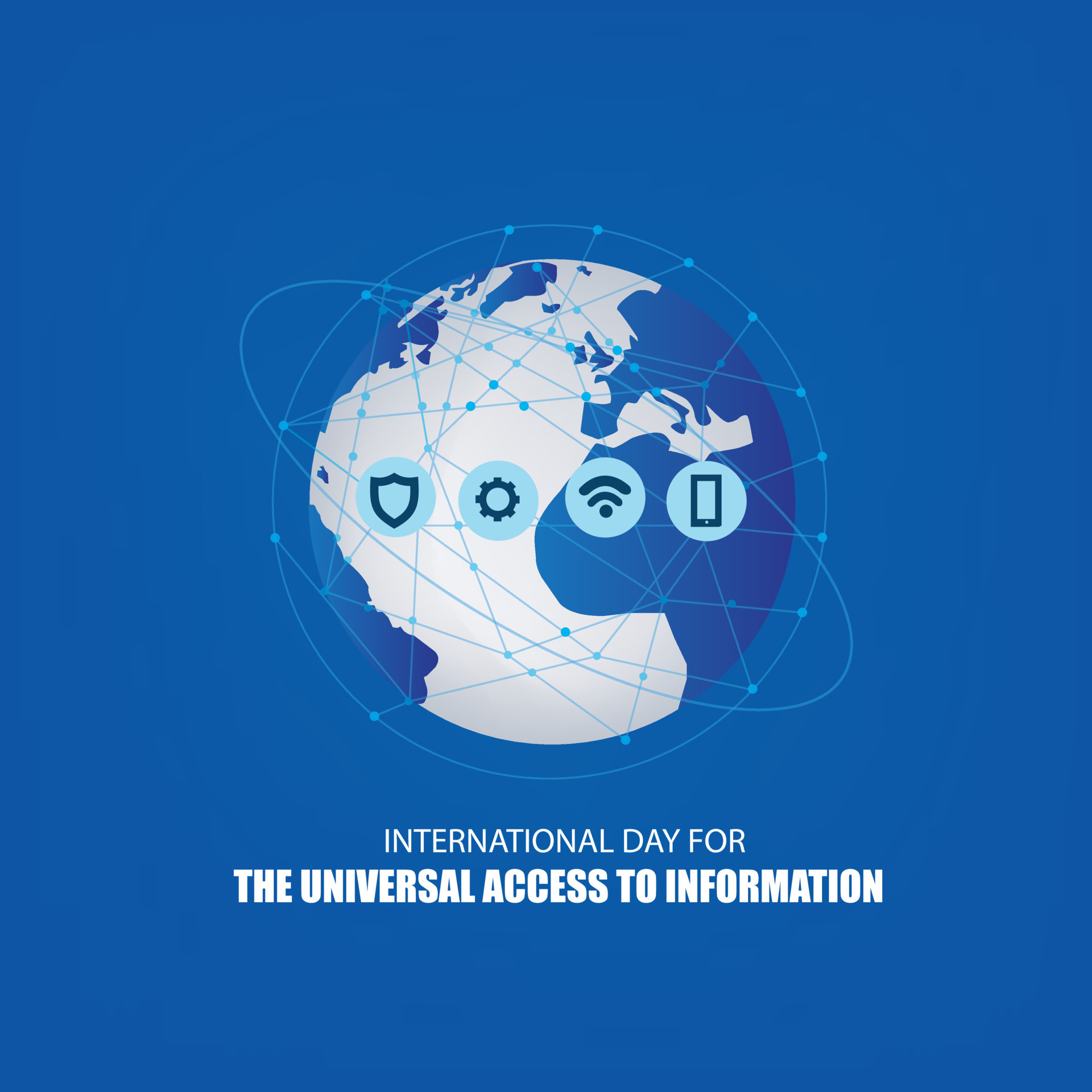 Vector illustration of International Day for Universal Access to ...