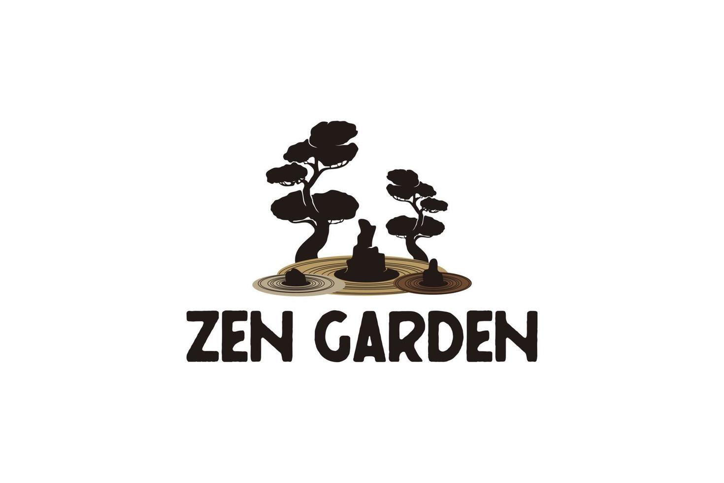 zen garden logo inspiration 10834194 Vector Art at Vecteezy
