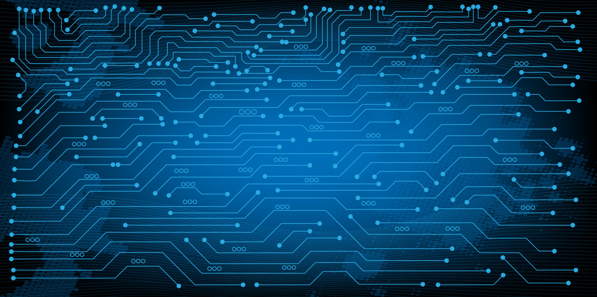 Computer Chip Electronic Circuit Board Vector For Technology And