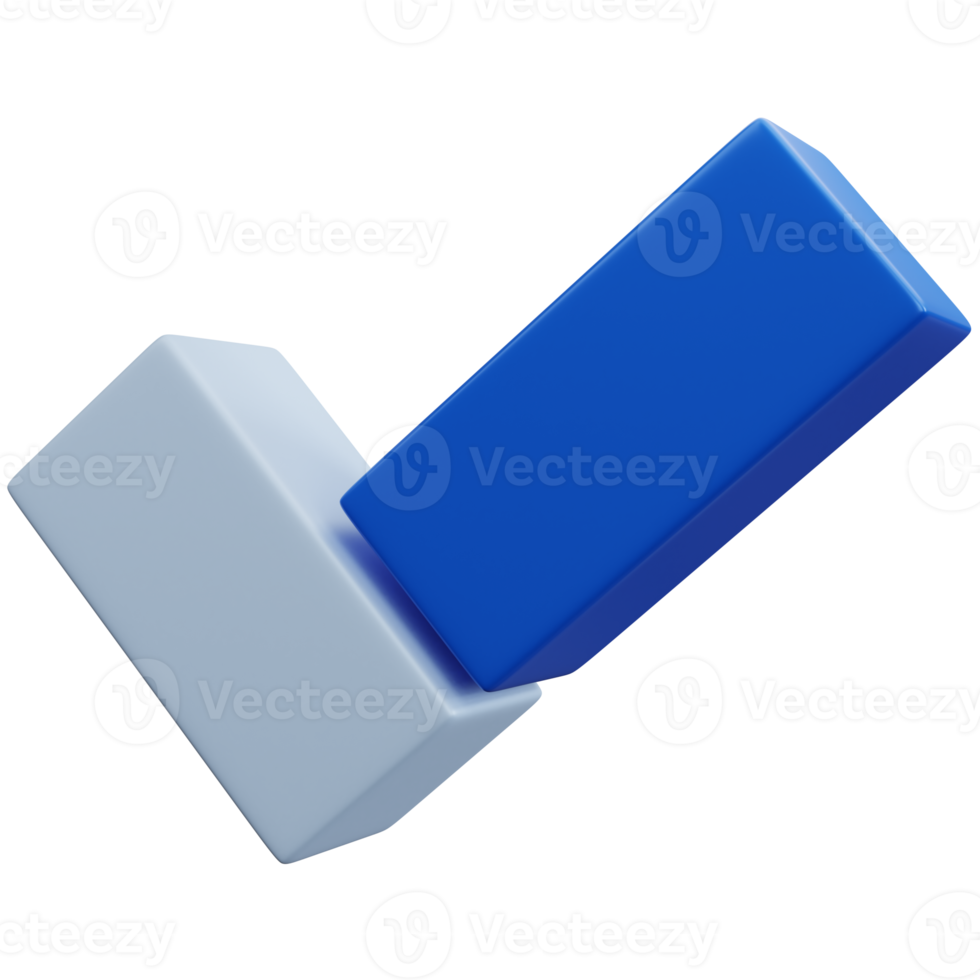 3d rendering check mark isolated 10834835 PNG 3d rendering check mark isolated 10834835 PNG