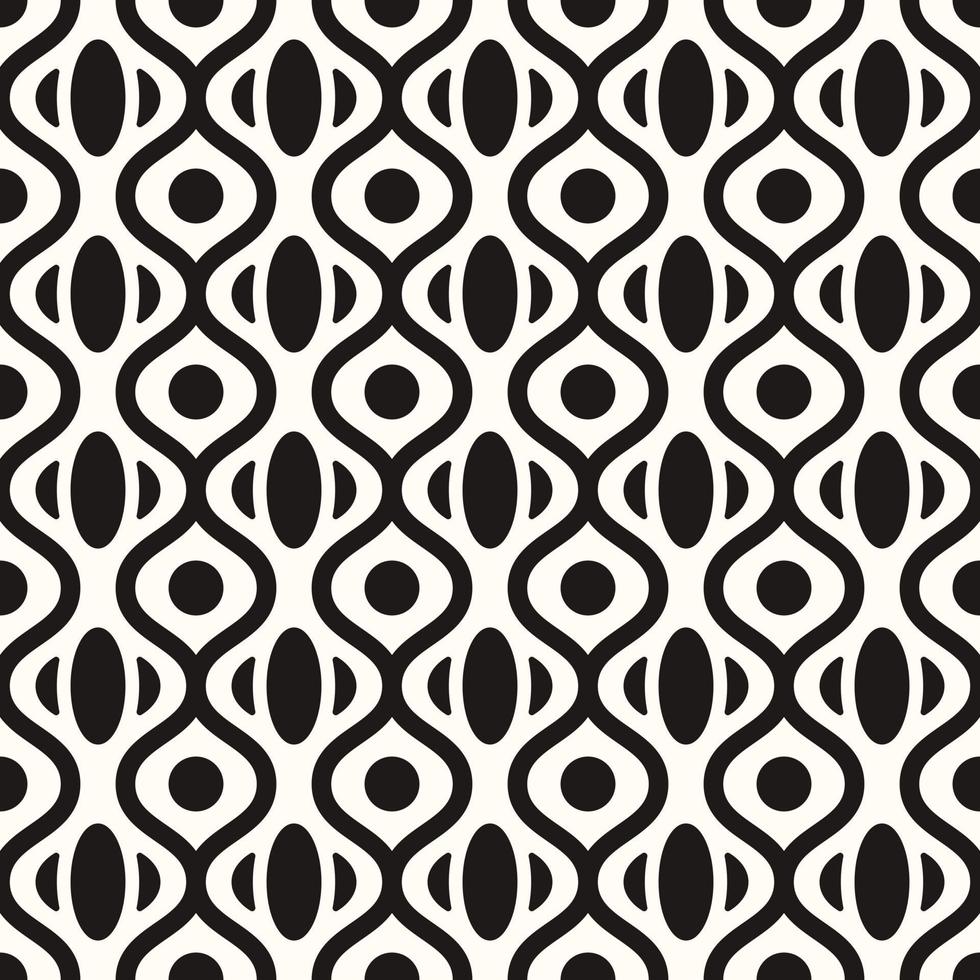 Vector Geometric Abstract Seamless Monochrome Pattern Texture Repeating Background 10836900