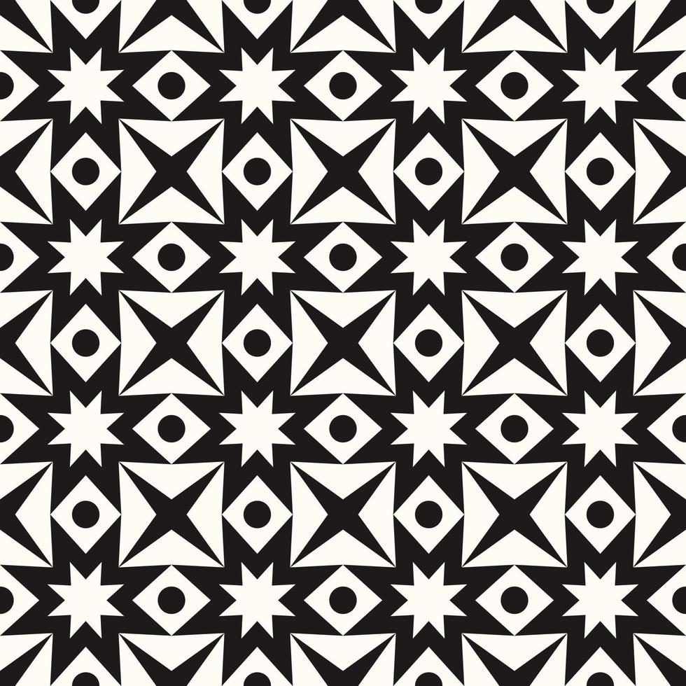 Vector Geometric Abstract Seamless Monochrome Pattern Texture Repeating Background 10836904