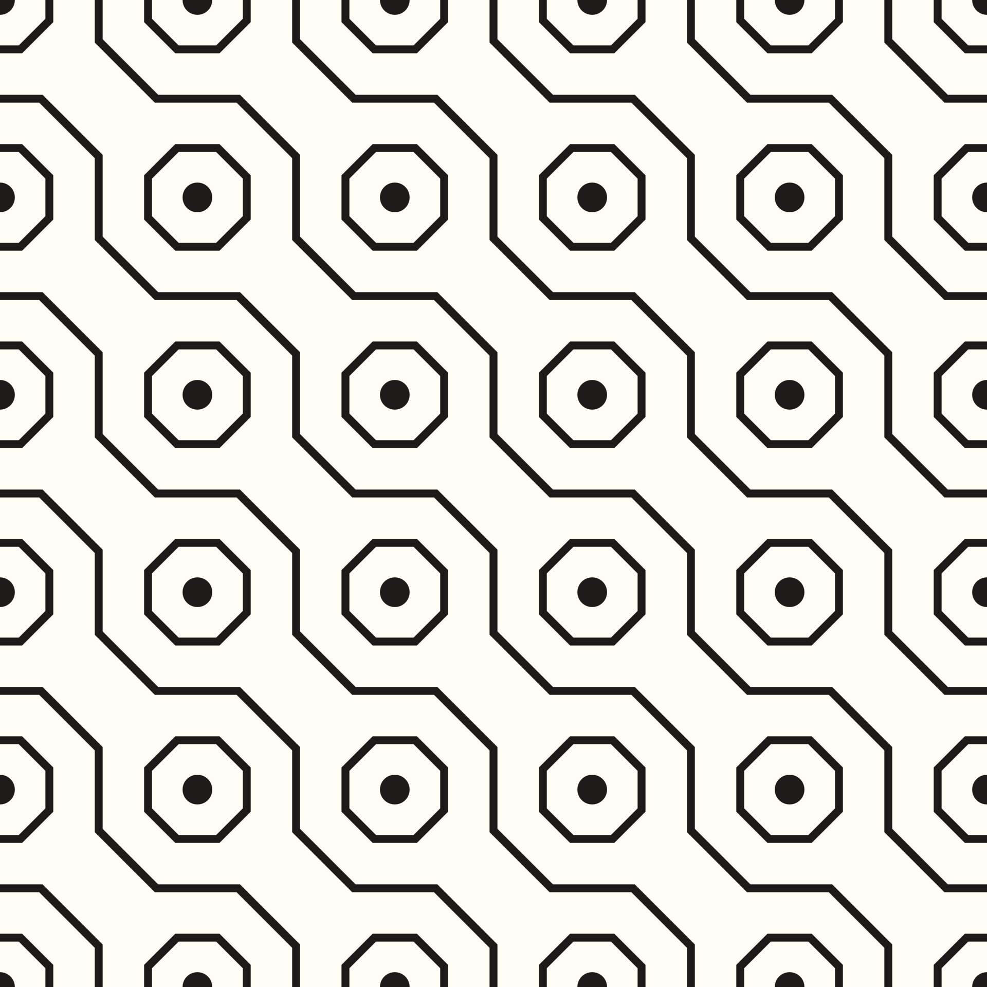 Vector Geometric Abstract Seamless Monochrome Pattern Texture Repeating