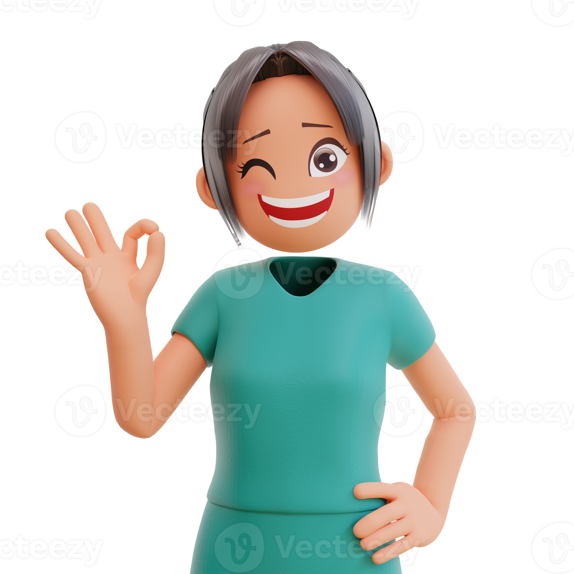 Cute Nurse Illustration Render 10837572 Png