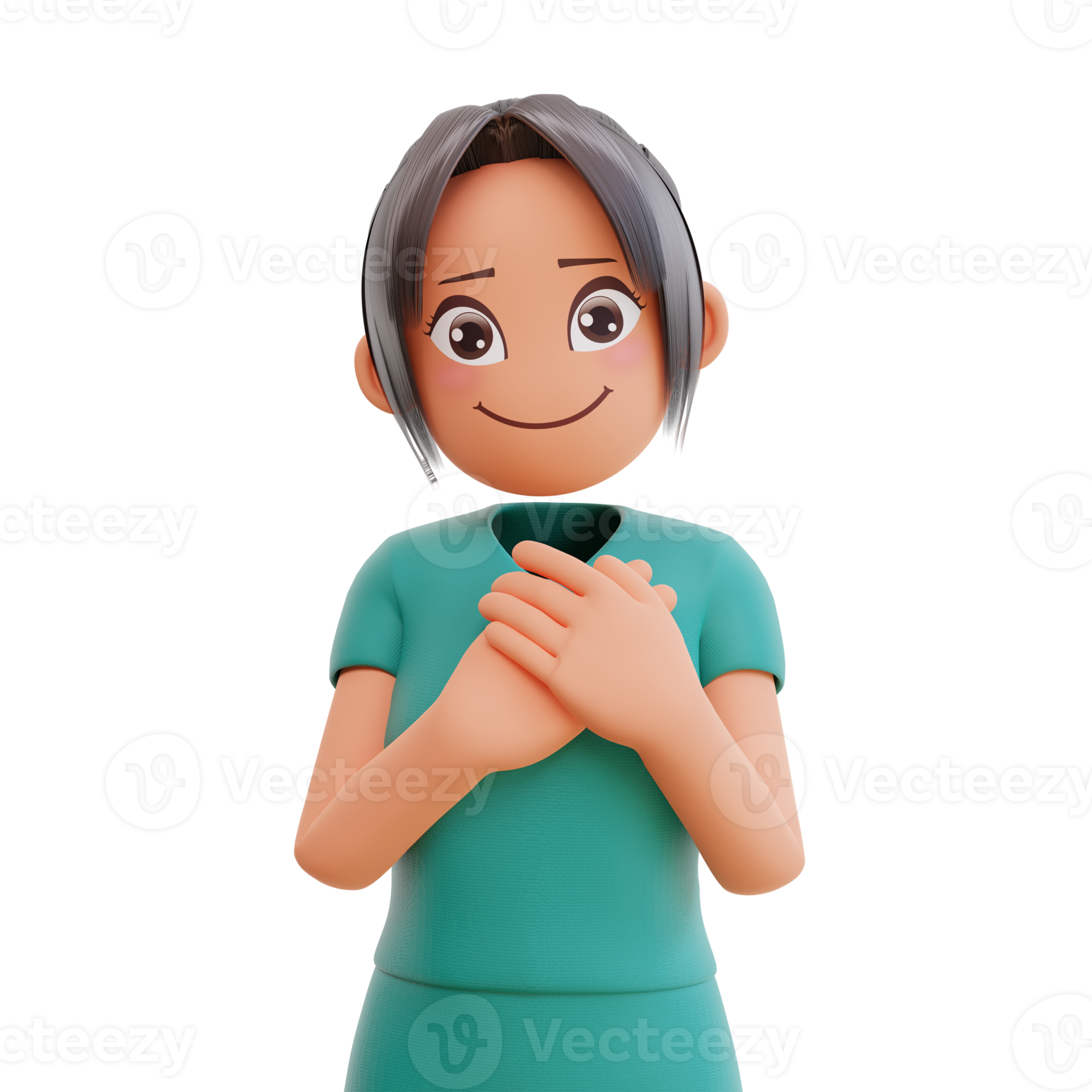 Cute Nurse Illustration Render 10837579 Png