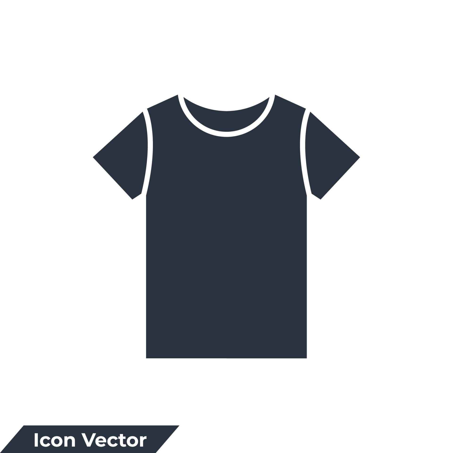 shirt icon logo vector illustration. T-shirt symbol template for graphic and web design ...