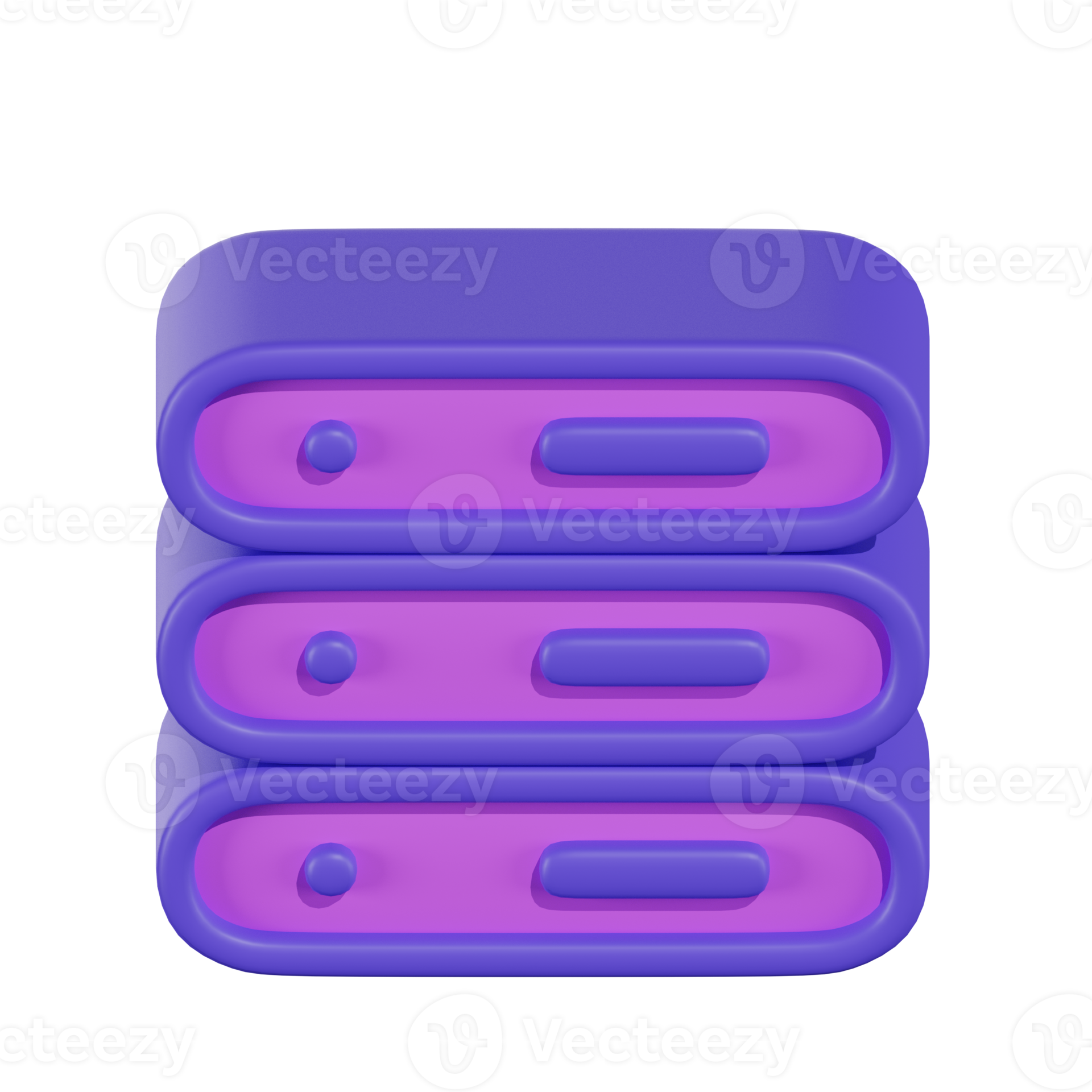 Data Server Technology 3d Illustrations 10838792 Png