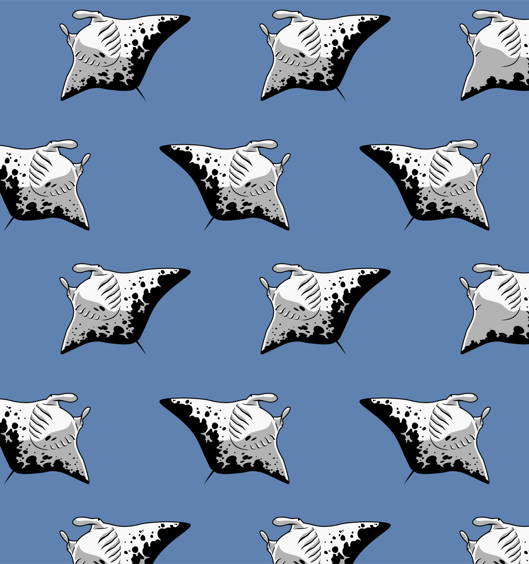 vector de patrón de mantarraya 10839162 Vector en Vecteezy