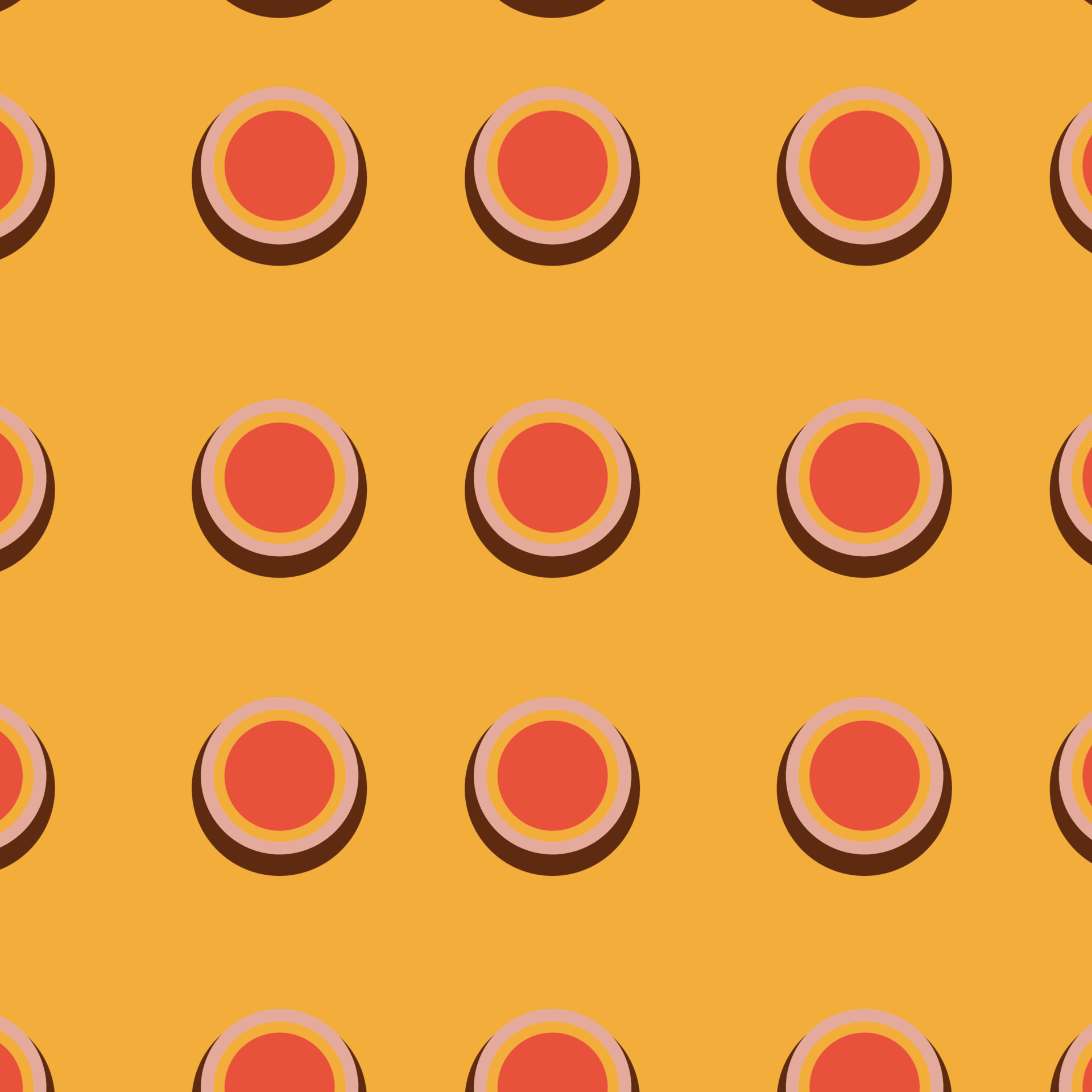 Seamless pattern with circles. Vector repeating pattern 10839314 Vector ...