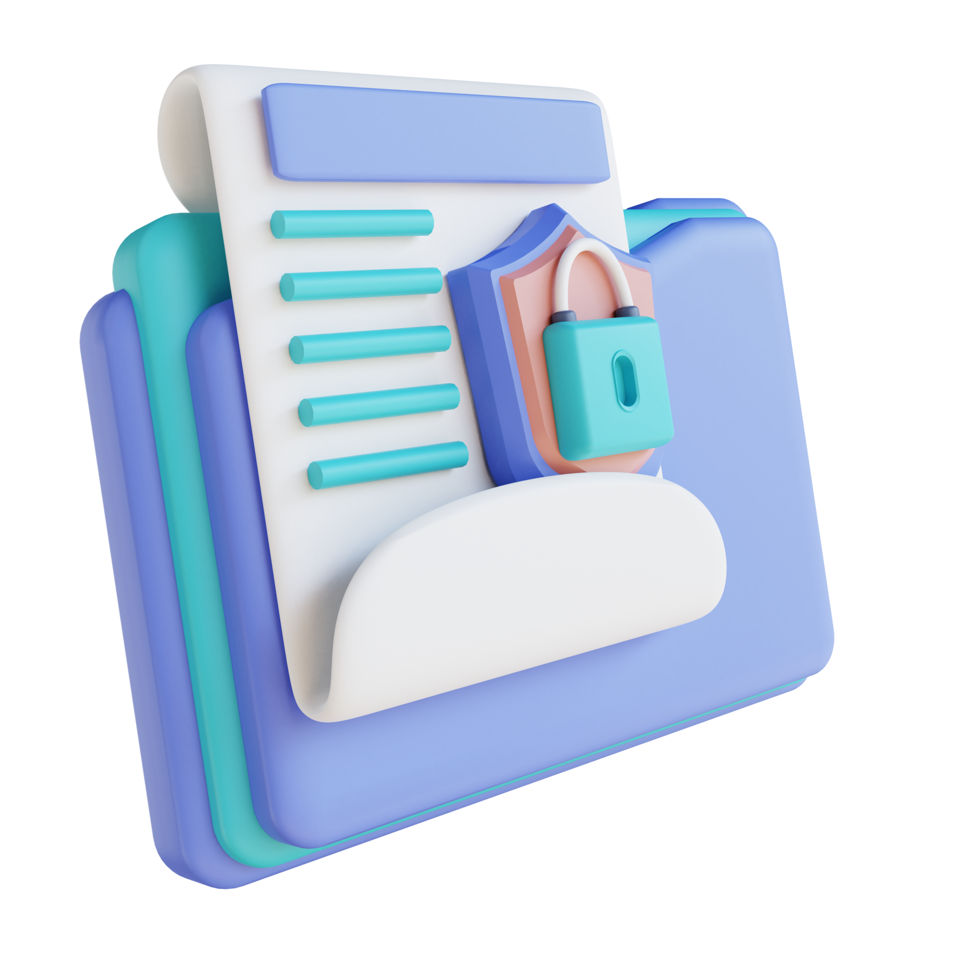 3D illustration locked folder document 10841611 PNG 3D illustration locked folder document 10841611 PNG