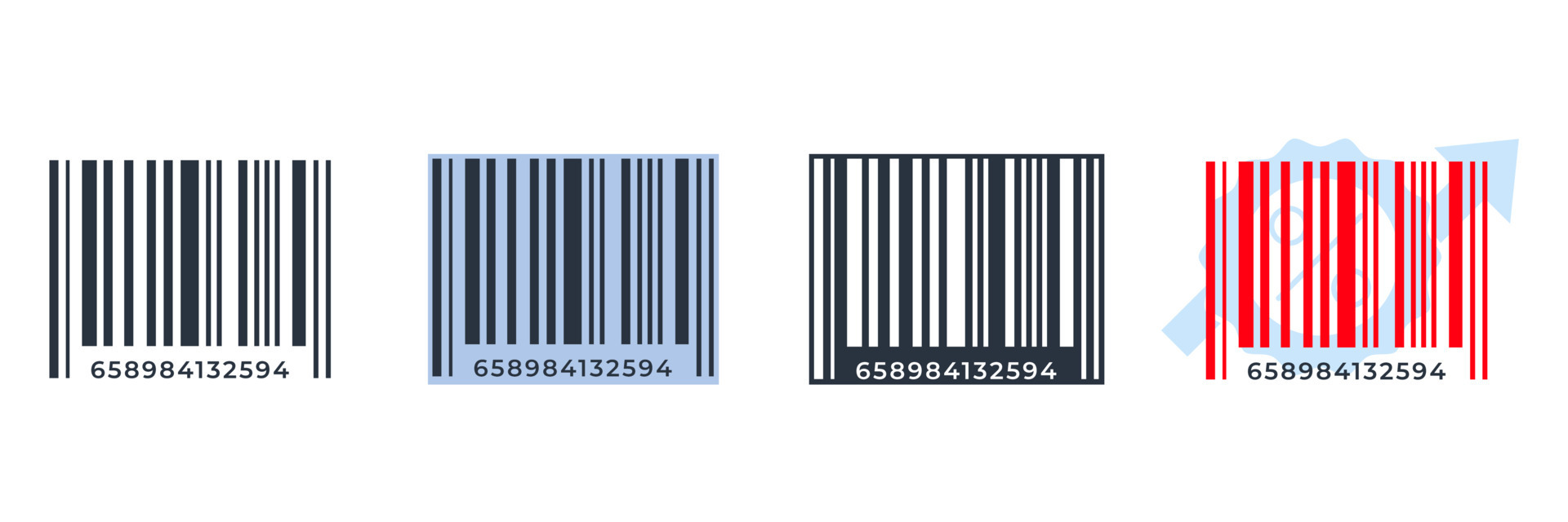 Barcode Icon Logo Vector Illustration Check Code Symbol Template For