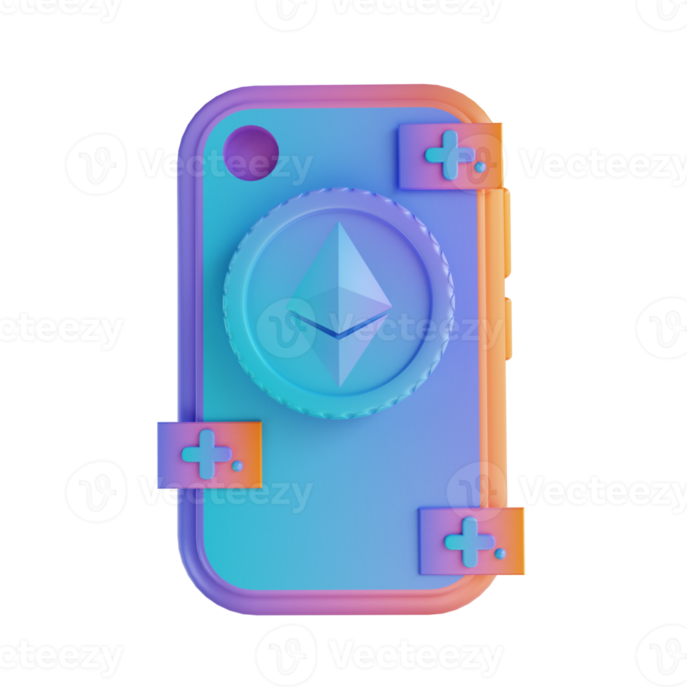 3D illustration mobile Ethereum payment 10842436 PNG 3D illustration mobile Ethereum payment 10842436 PNG