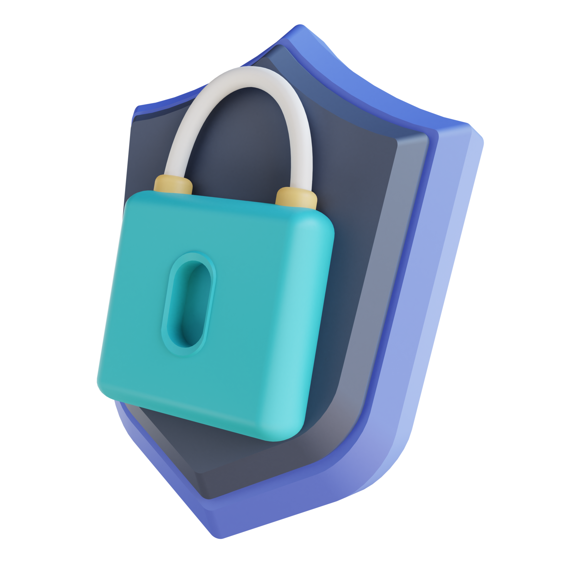 3d Illustration Security Lock 10842700 Png