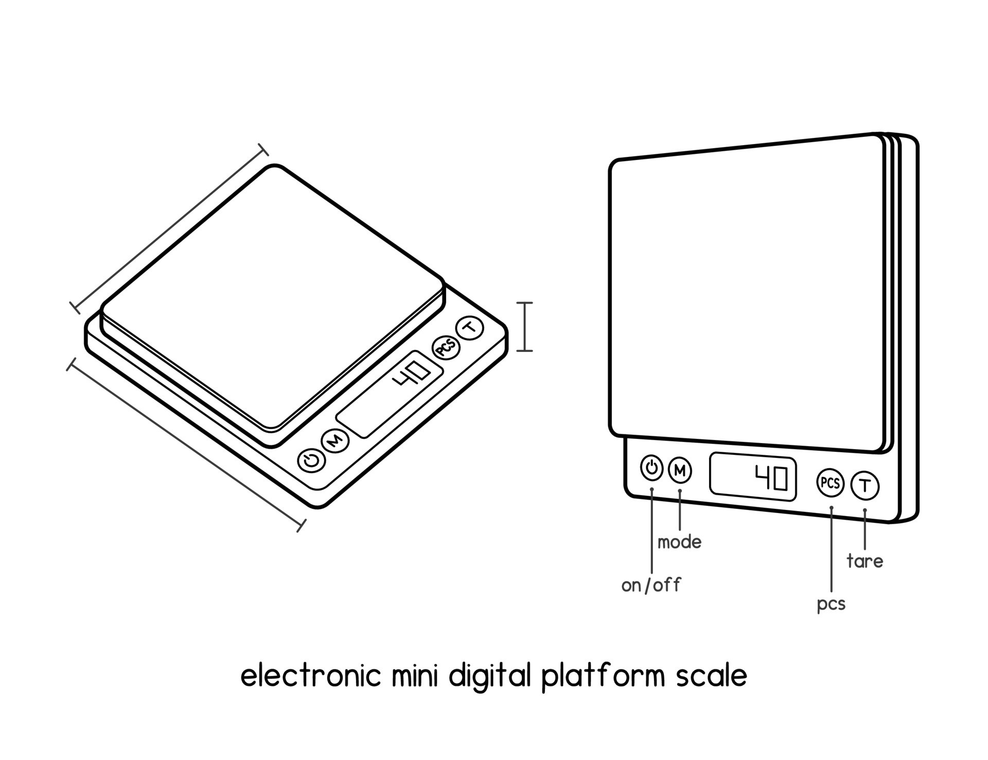 electronic mini digital platform scale LCD display mini digital jewelry ... electronic mini digital platform scale LCD display mini digital jewelry ...
